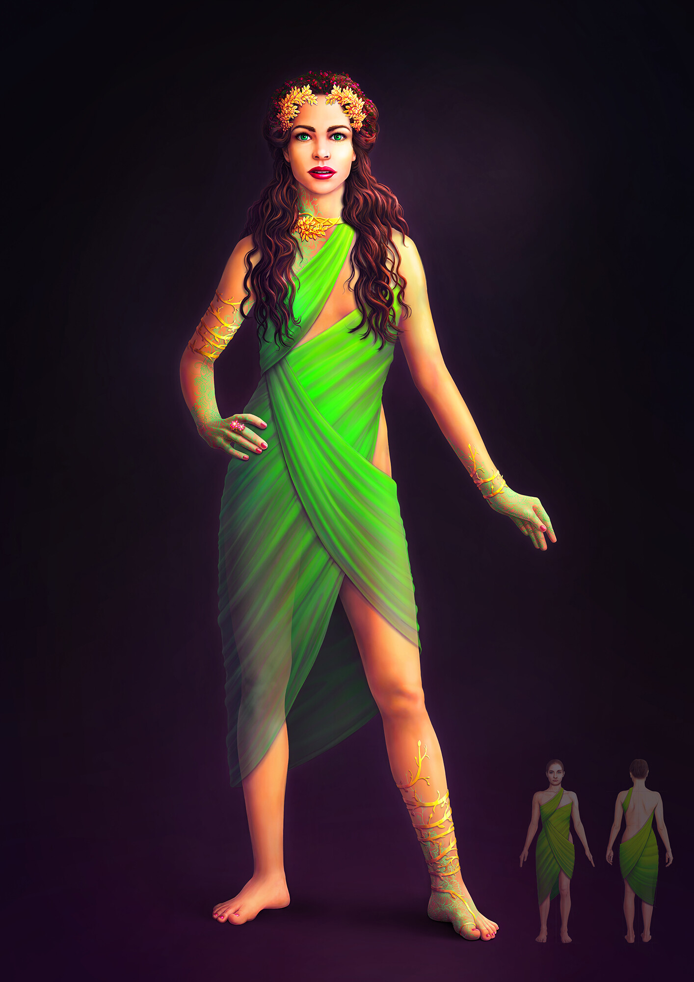ArtStation - Persephone queen of the underworld concept
