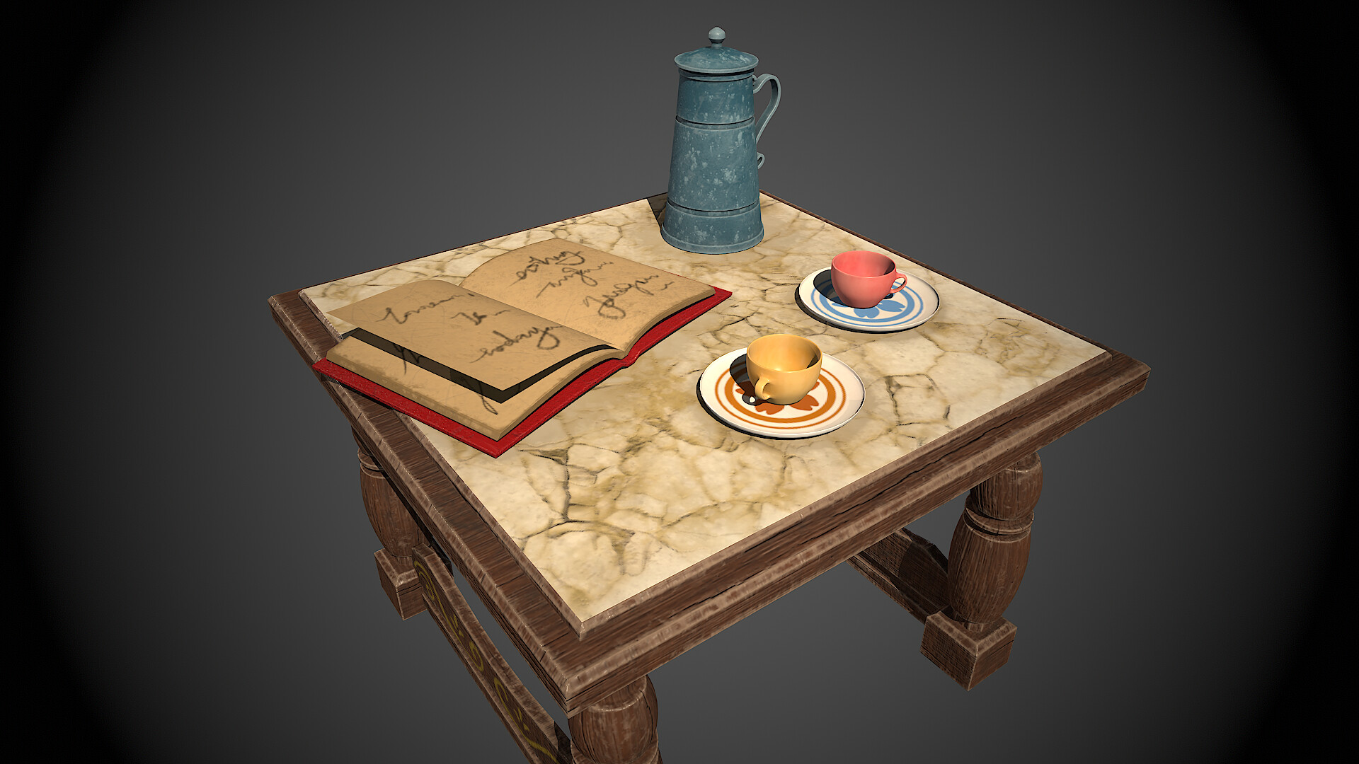 ArtStation - PBR table asset