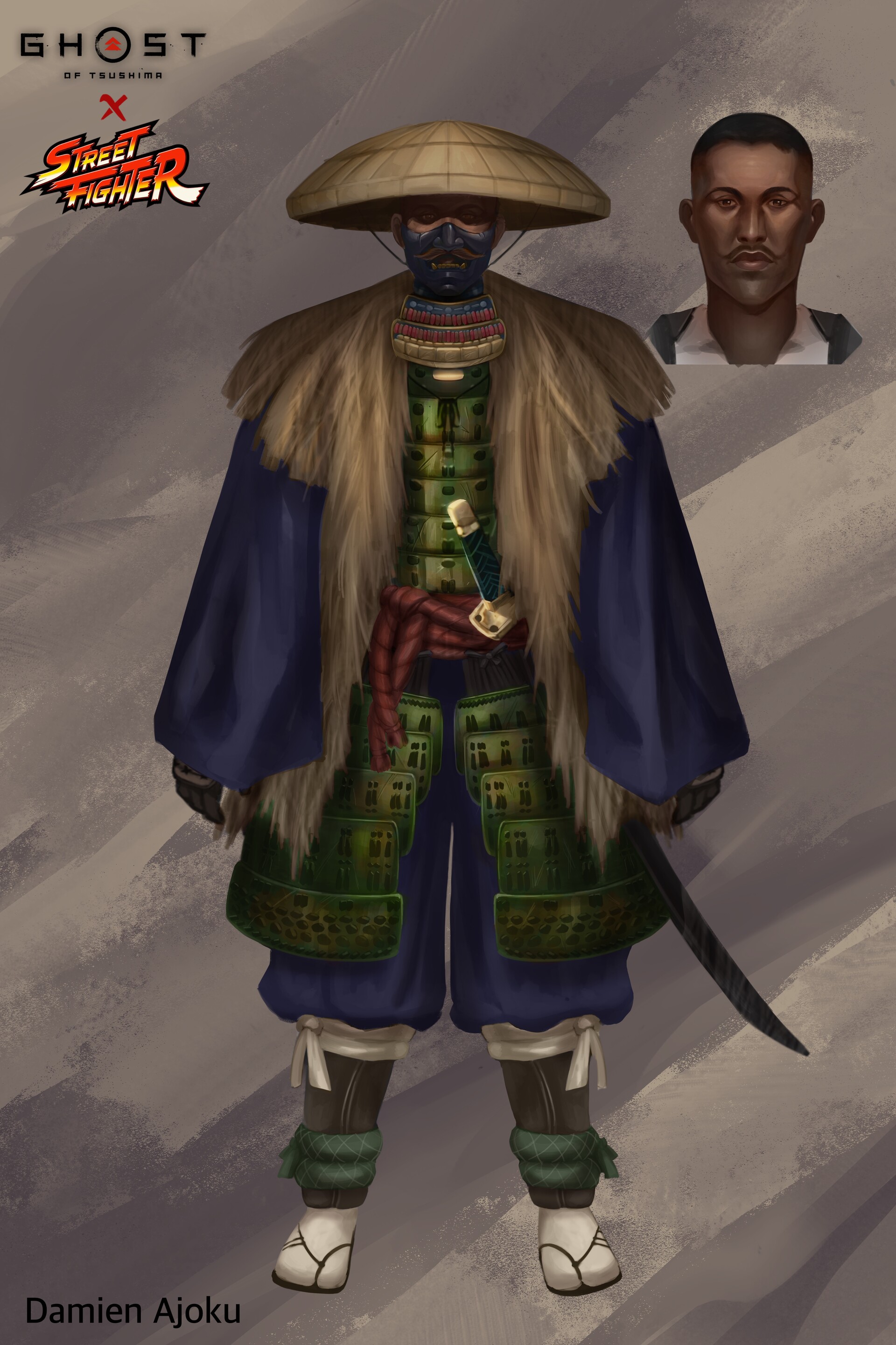 ArtStation - Dudley x Ghost Of Tsushima