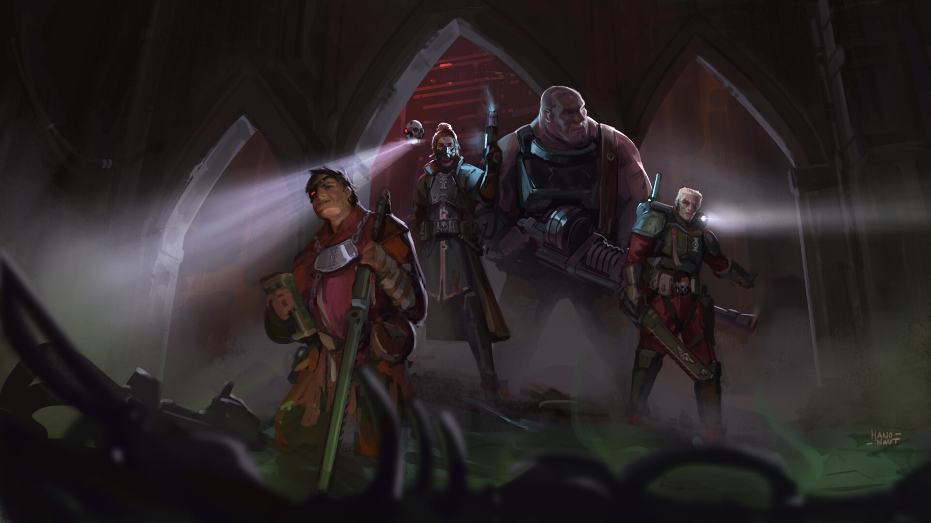 Natthan Hansen - Warhammer 40,000: Darktide Fan Art