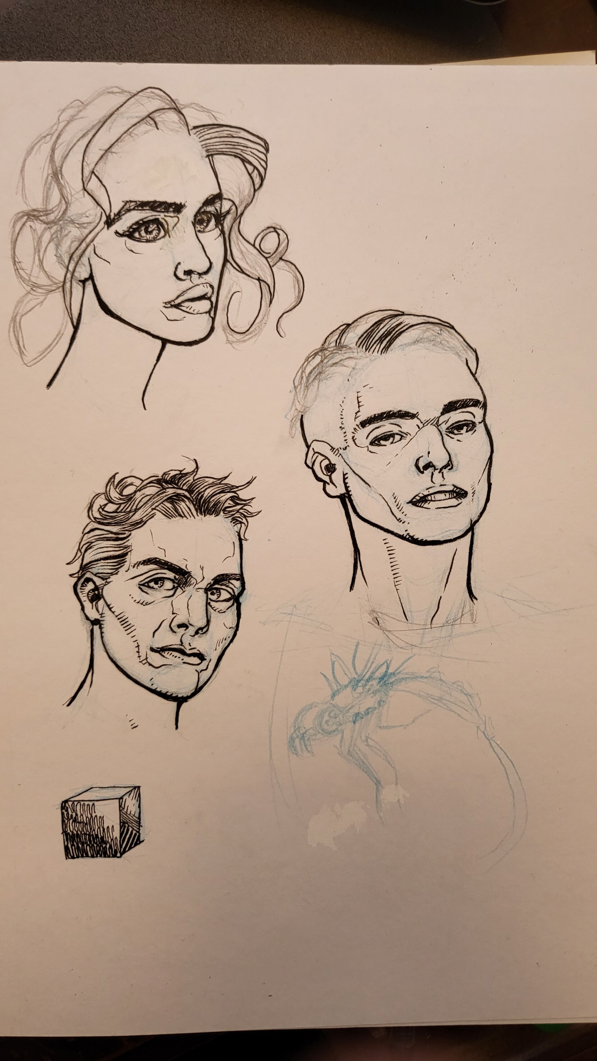 ArtStation - warm up sketches