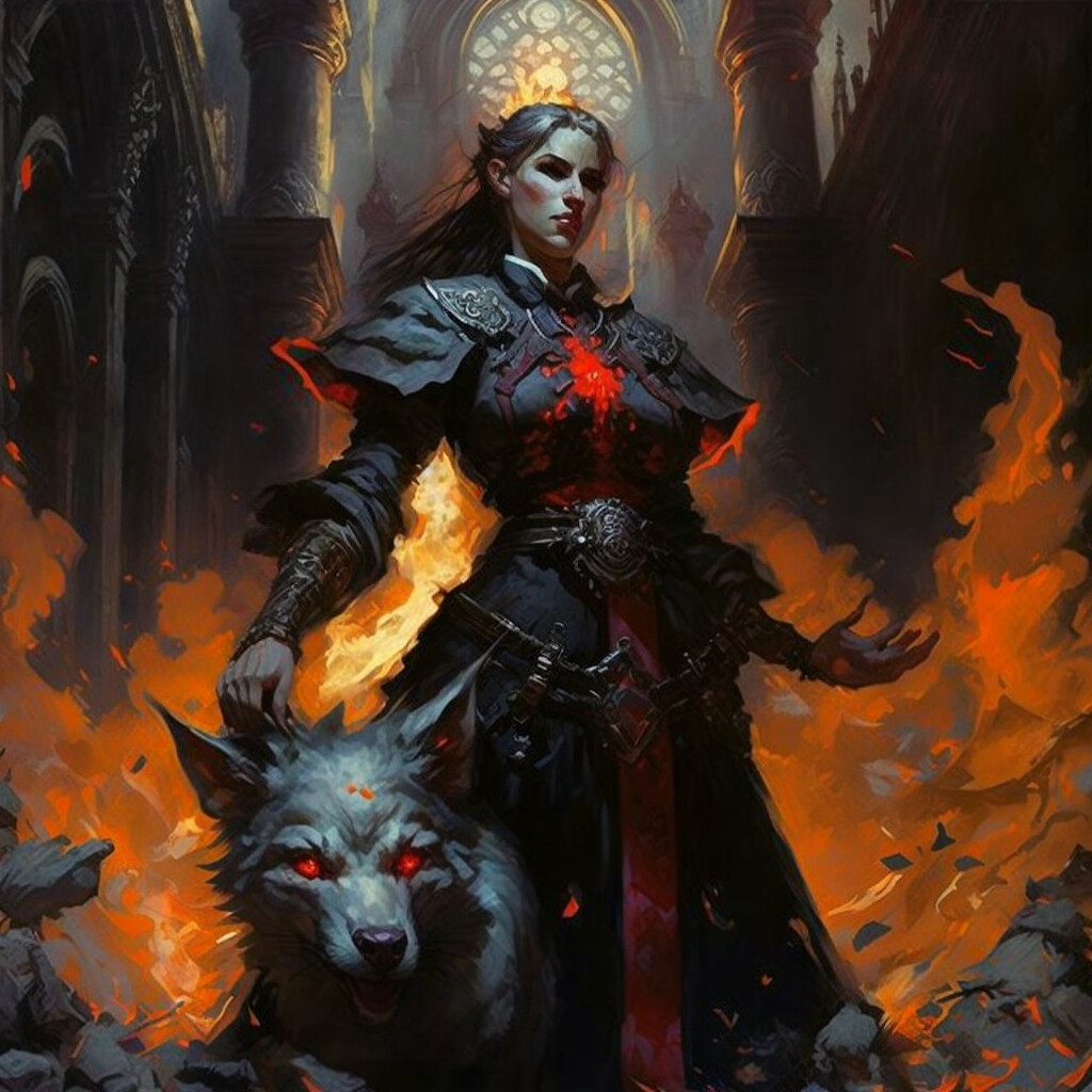 ArtStation - She-Wolf Acolyte