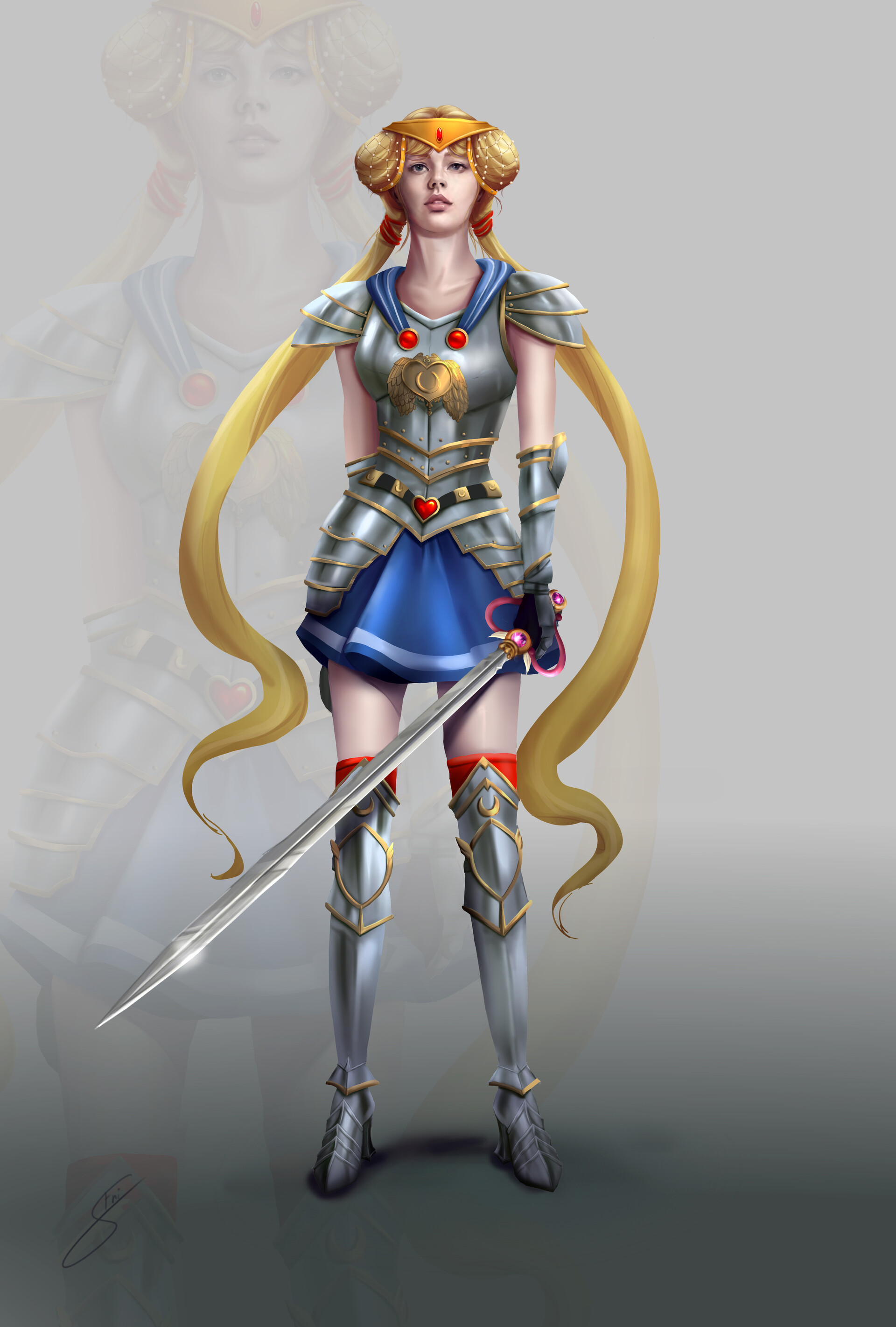 ArtStation - Medieval Sailor Moon Concept