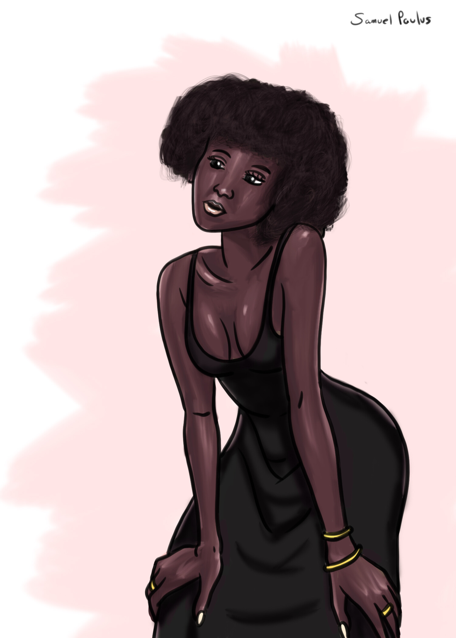 ArtStation - Afro Illustration