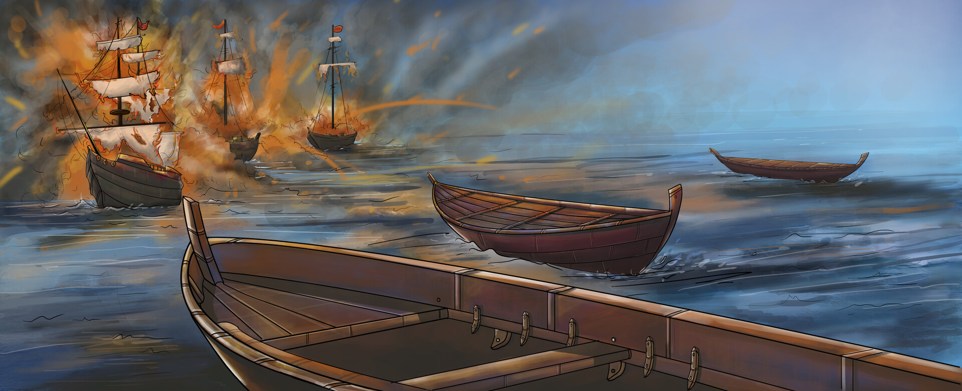 ArtStation - fire boat