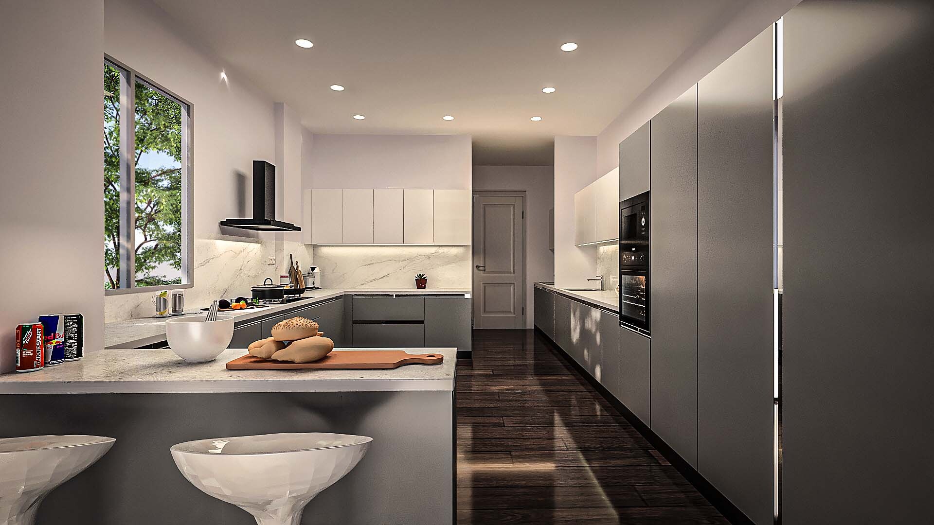 ArtStation - Modular kitchen modeling