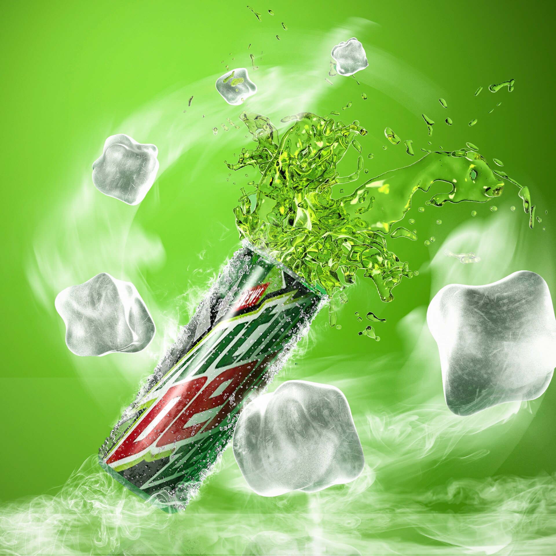 ArtStation - Mountain Dew Can
