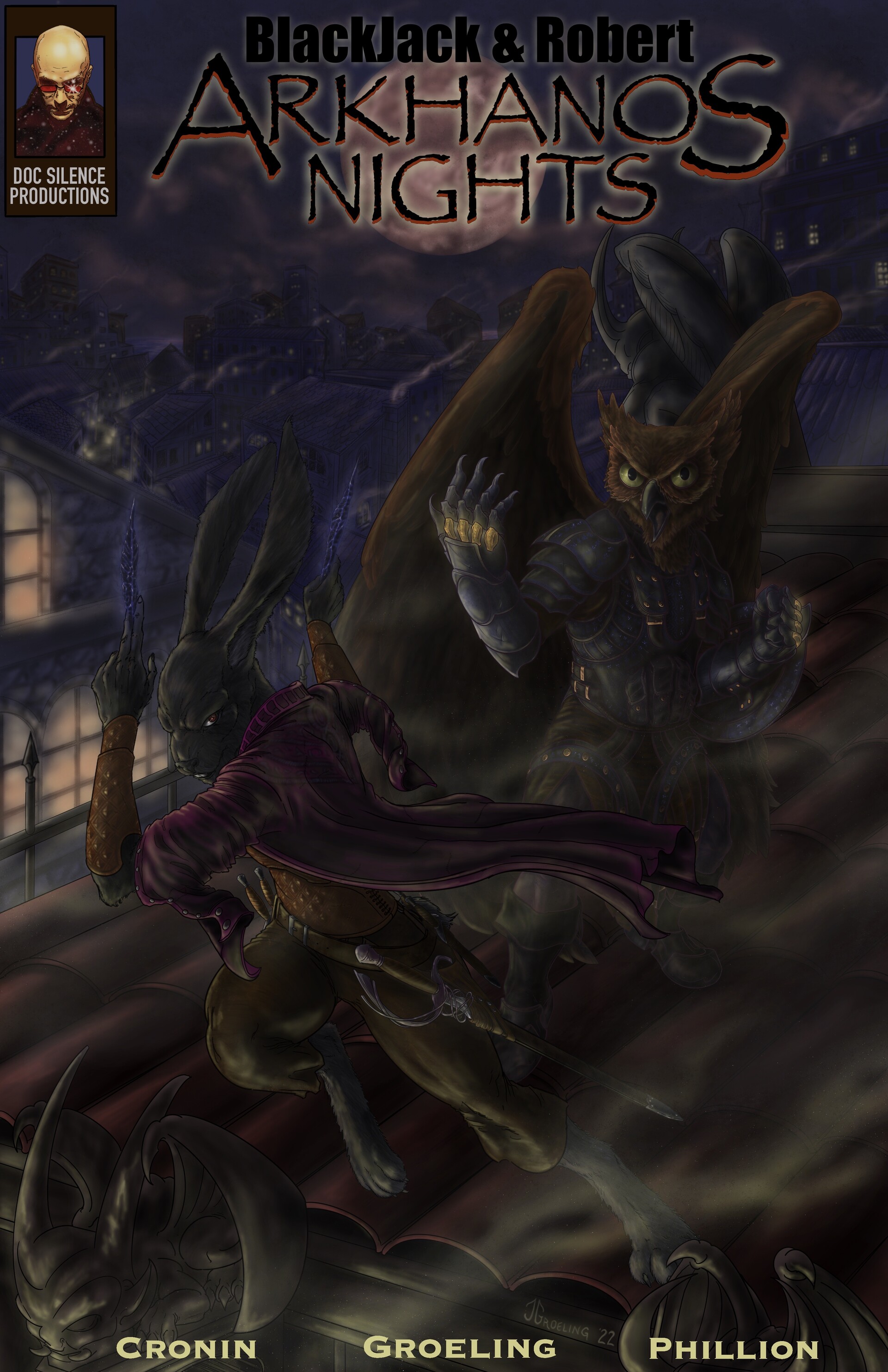 ArtStation - Arkhanos Nights - Comic Cover Commission.