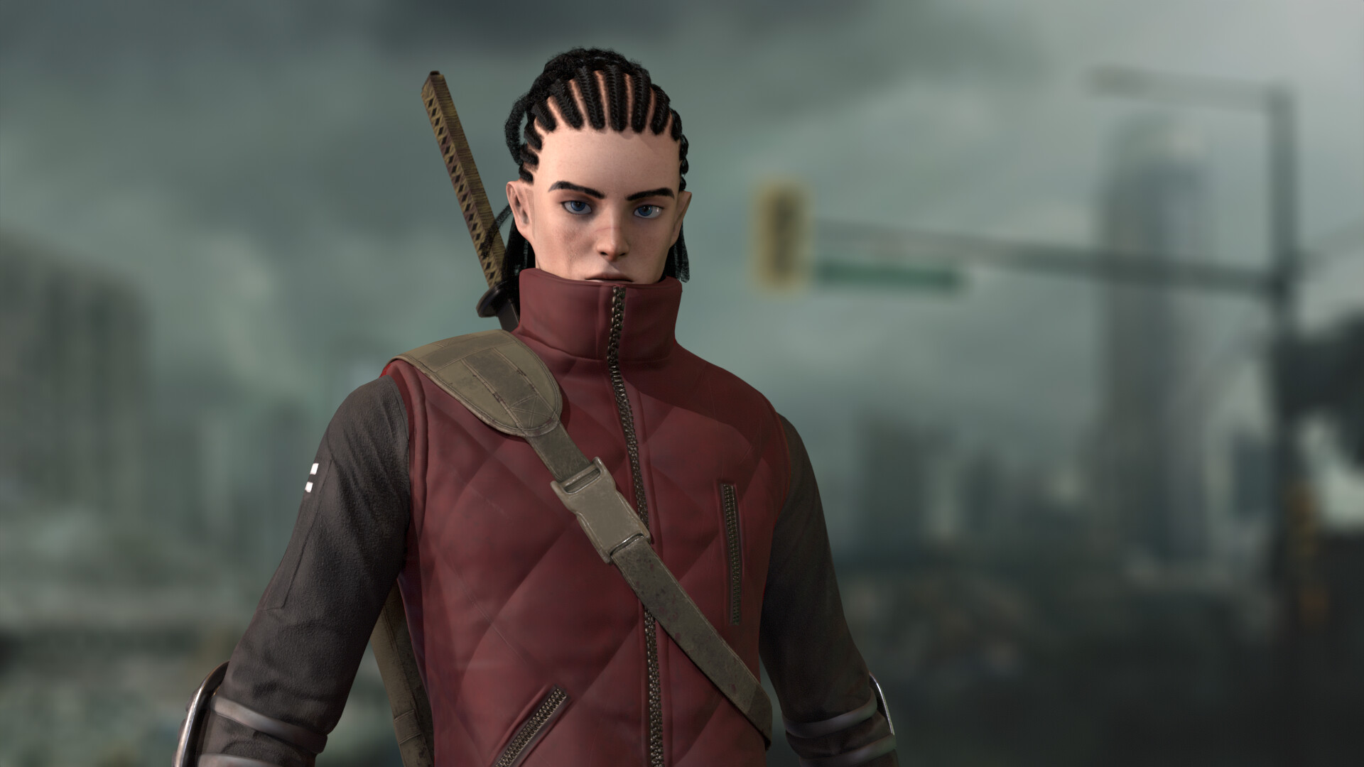 ArtStation - A Swordsman In Apocalypse