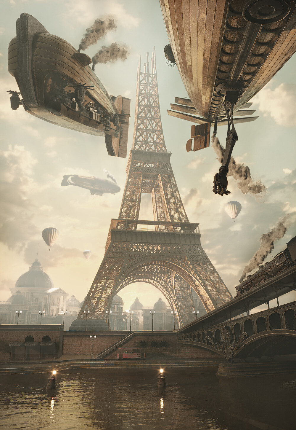 ArtStation - Steampunk Paris