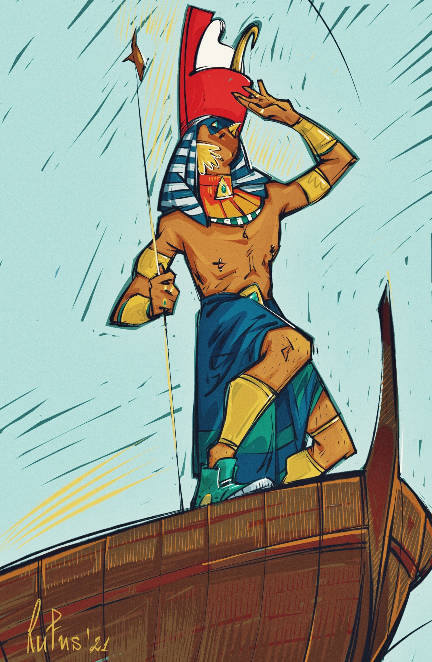ArtStation - God Horus