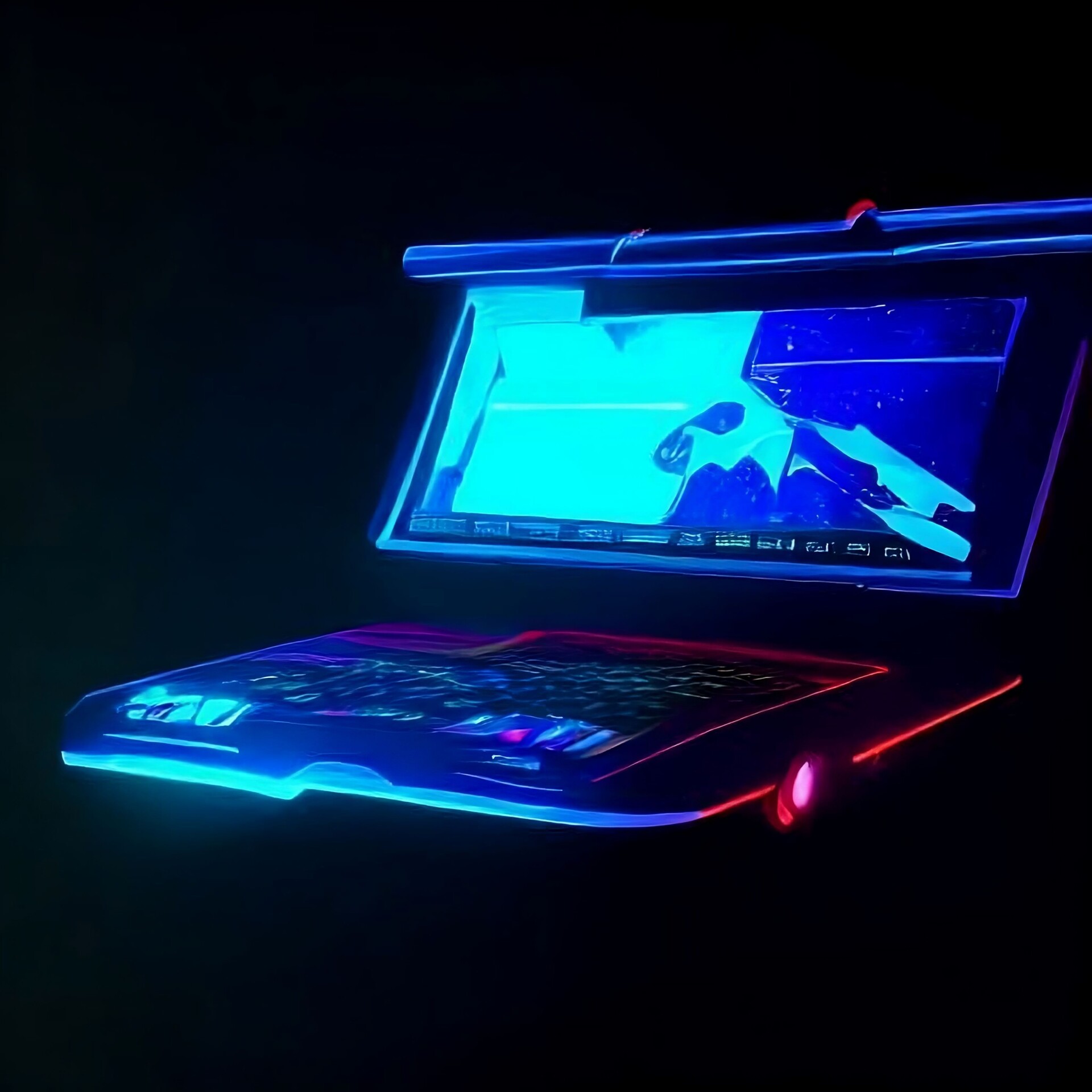 ArtStation - Futuristic gaming laptop