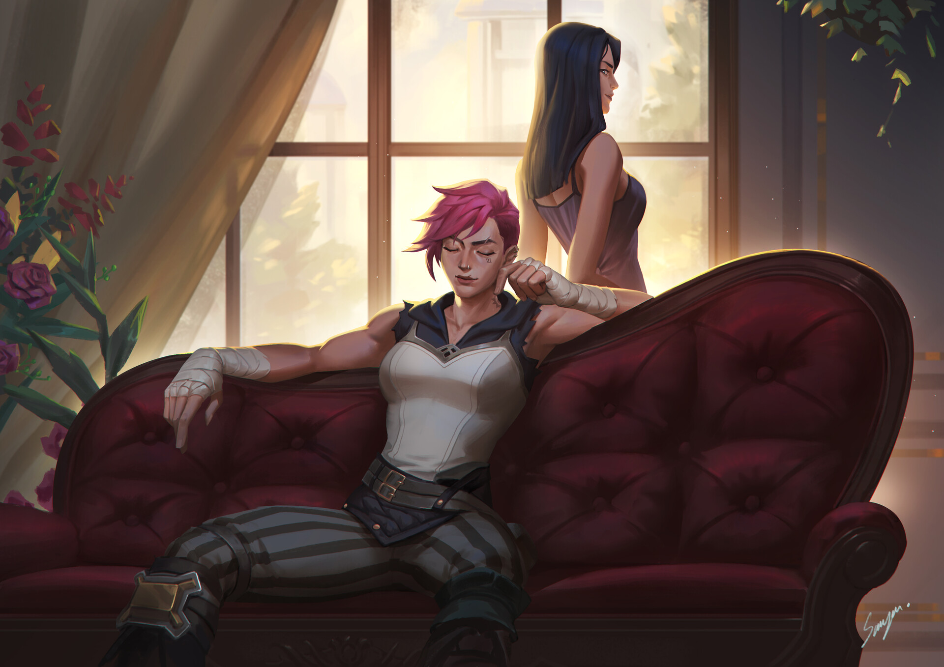 Artstation Vi And Caitlyn Fanart