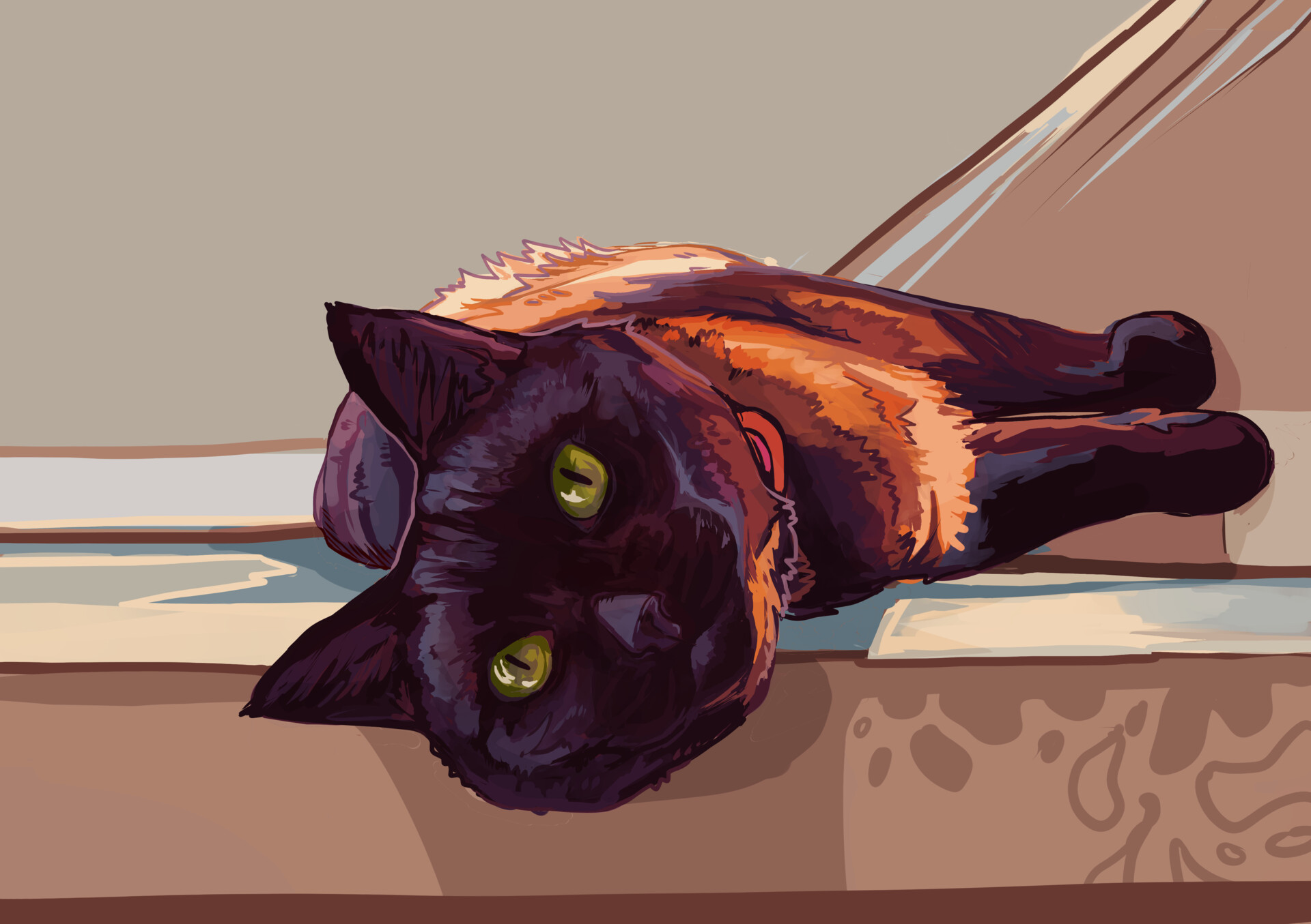 ArtStation - Betsy: Cat Commission