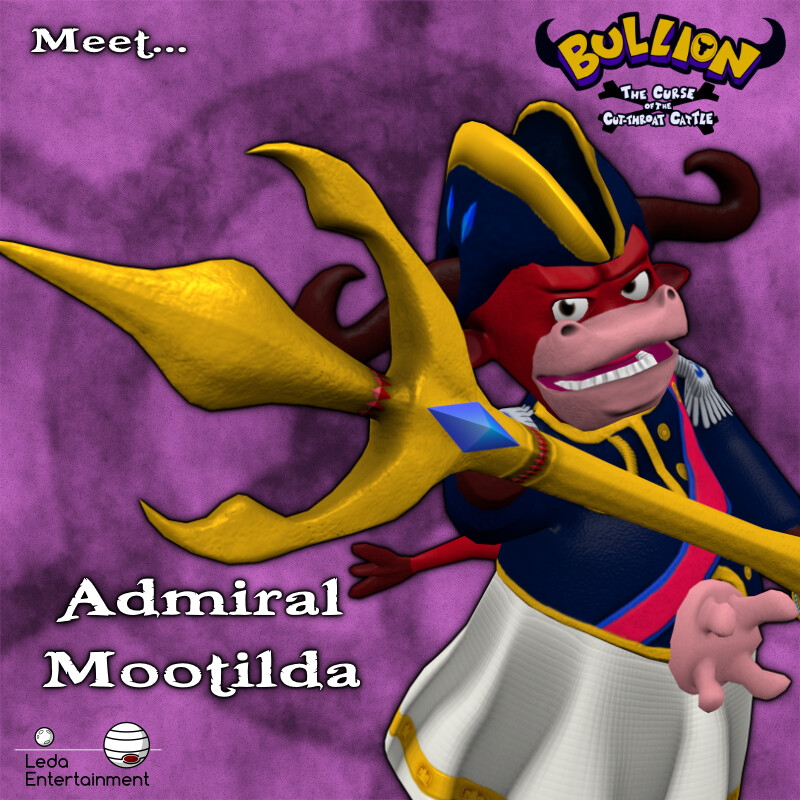 ArtStation - Admiral Mootilda Player Character - "Bullion:The Curse of ...