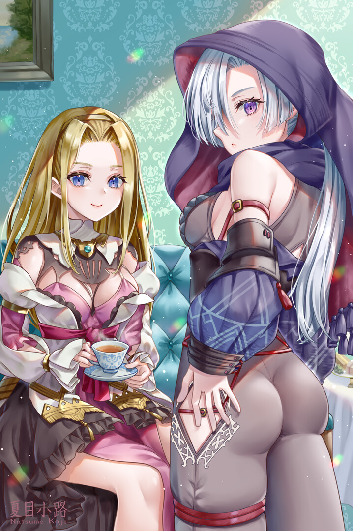 ArtStation - Shadowlynx and Macherie Hourne (WAR OF THE VISIONS FFBE)