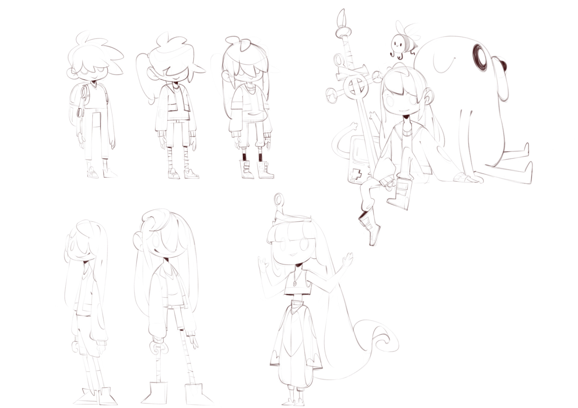 adventure time drawing reference