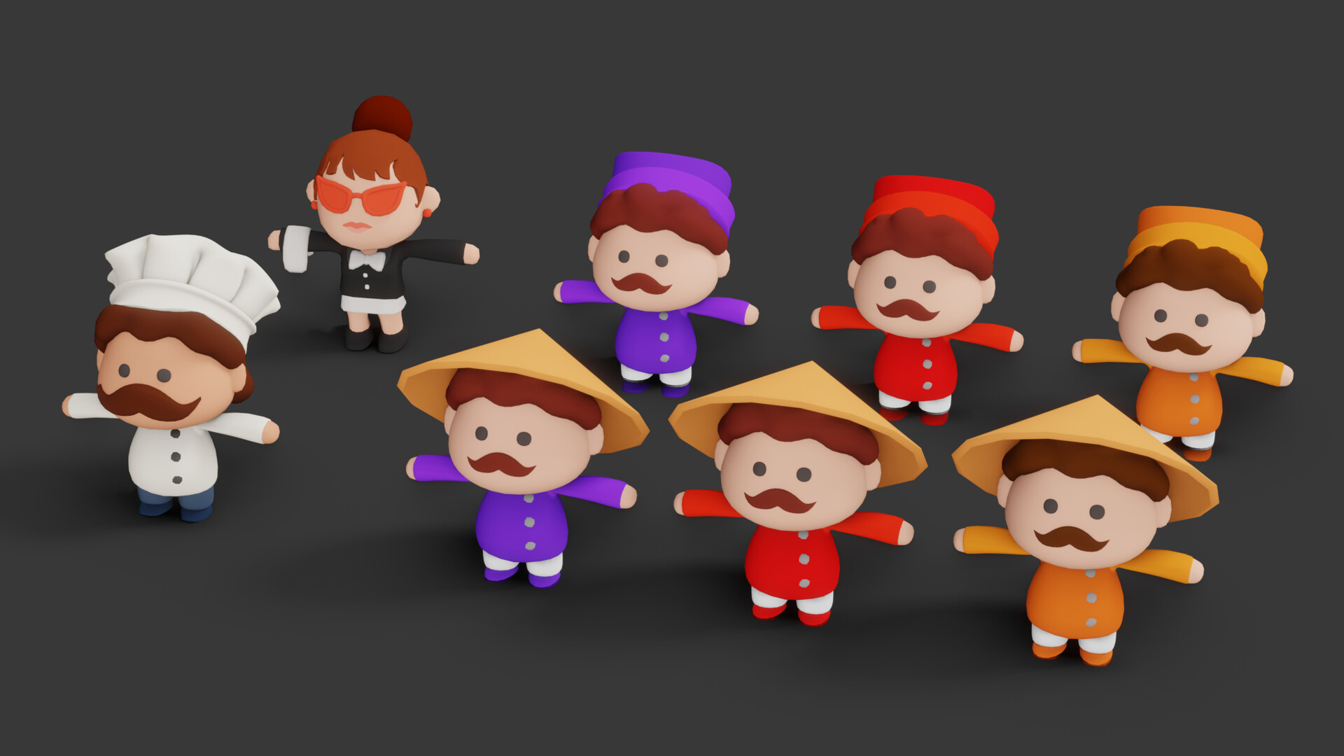 Mustafa Karaca - Tiny Cook - Characters