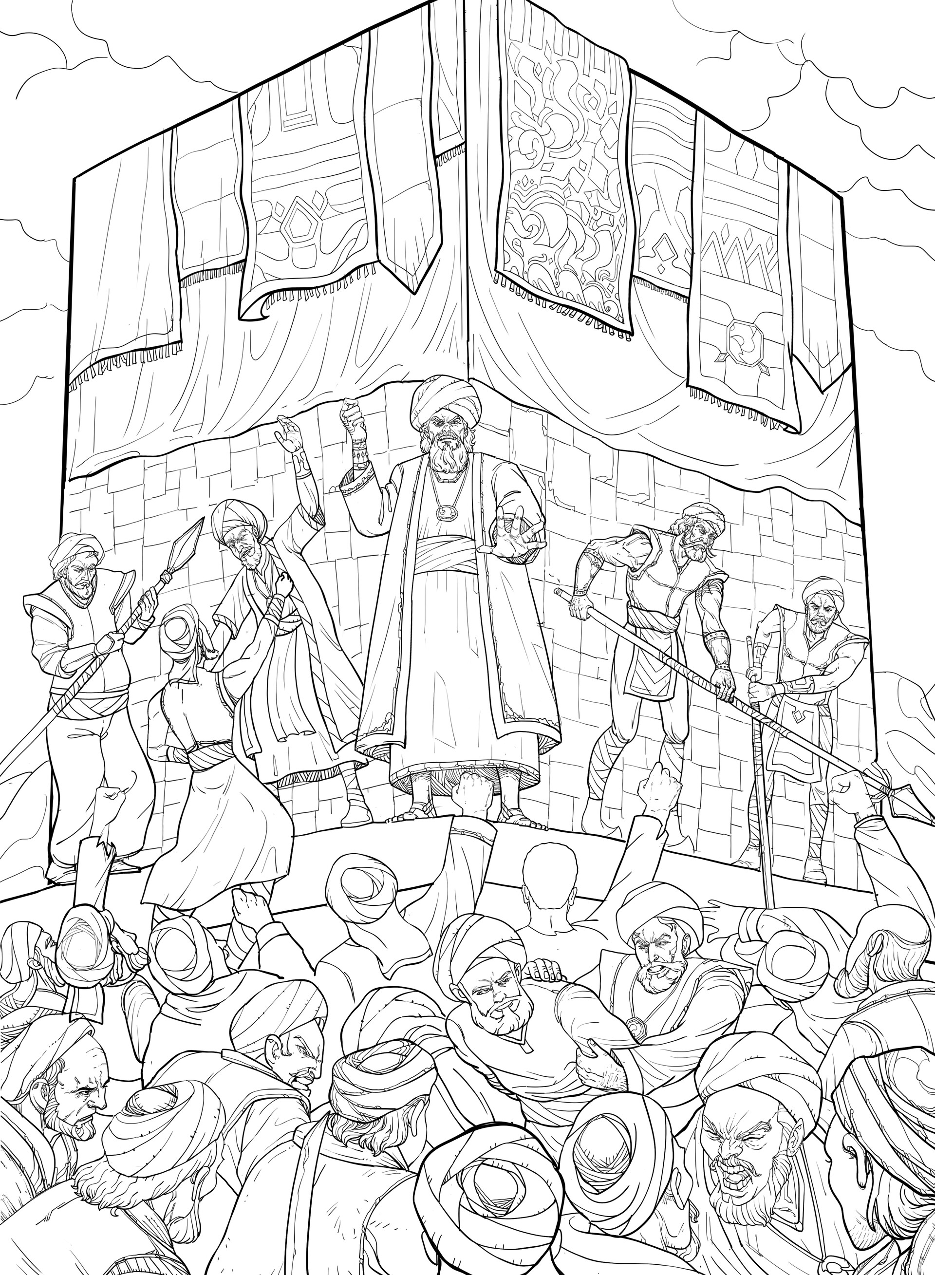 hamza coloring pages