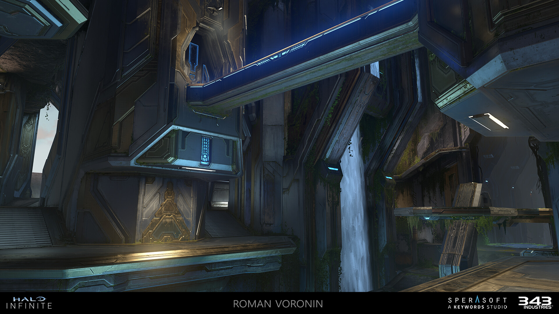 Roma Voronin - Halo Infinite - "Catalyst" map lighting