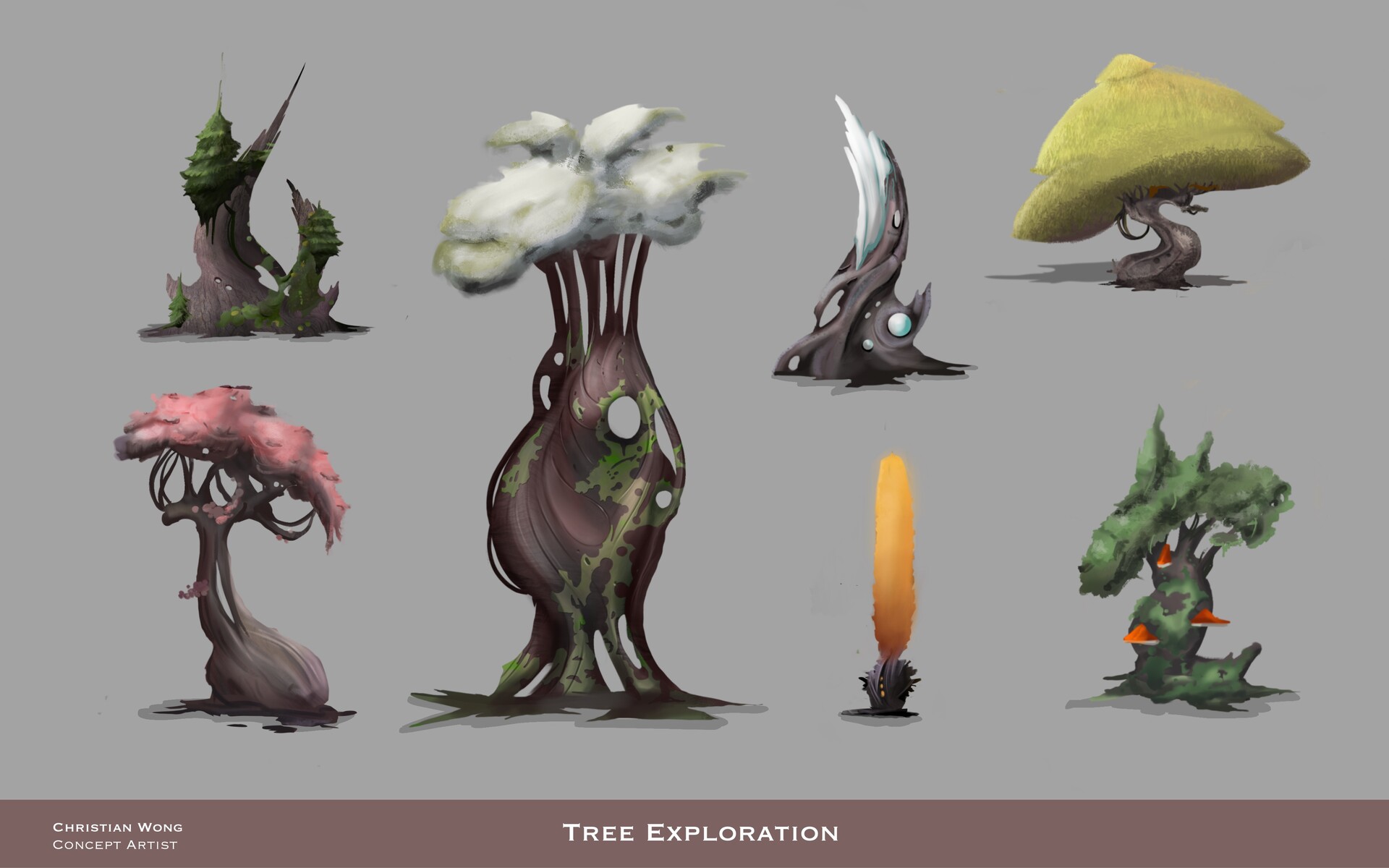 ArtStation - Tree explorations