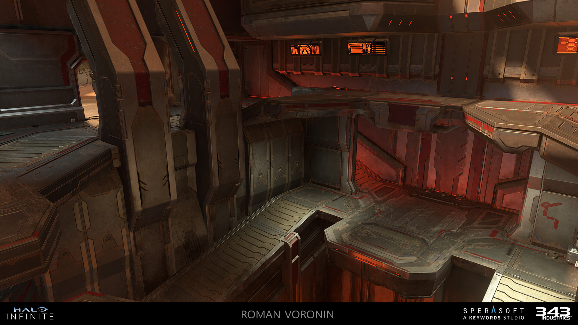 Roma Voronin - Halo Infinite - "Breaker" map lighting