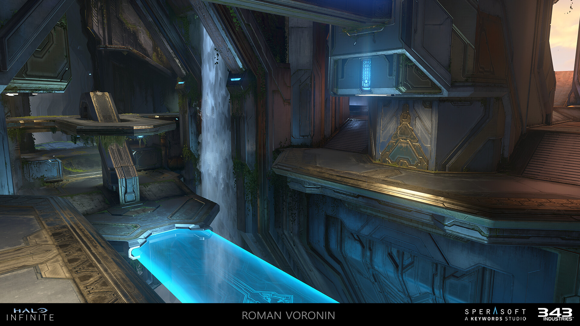Roma Voronin - Halo Infinite - "Catalyst" map lighting