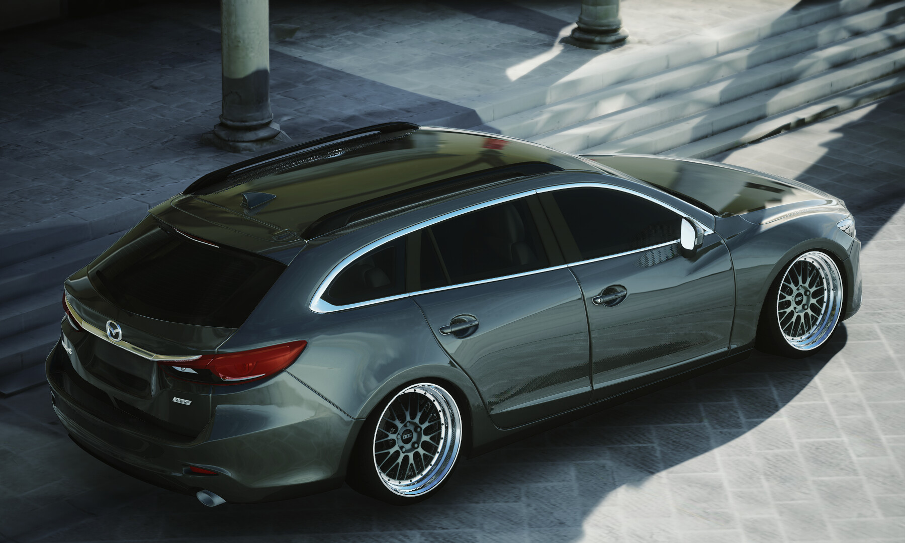 Slammed Mazda 6 Hatch