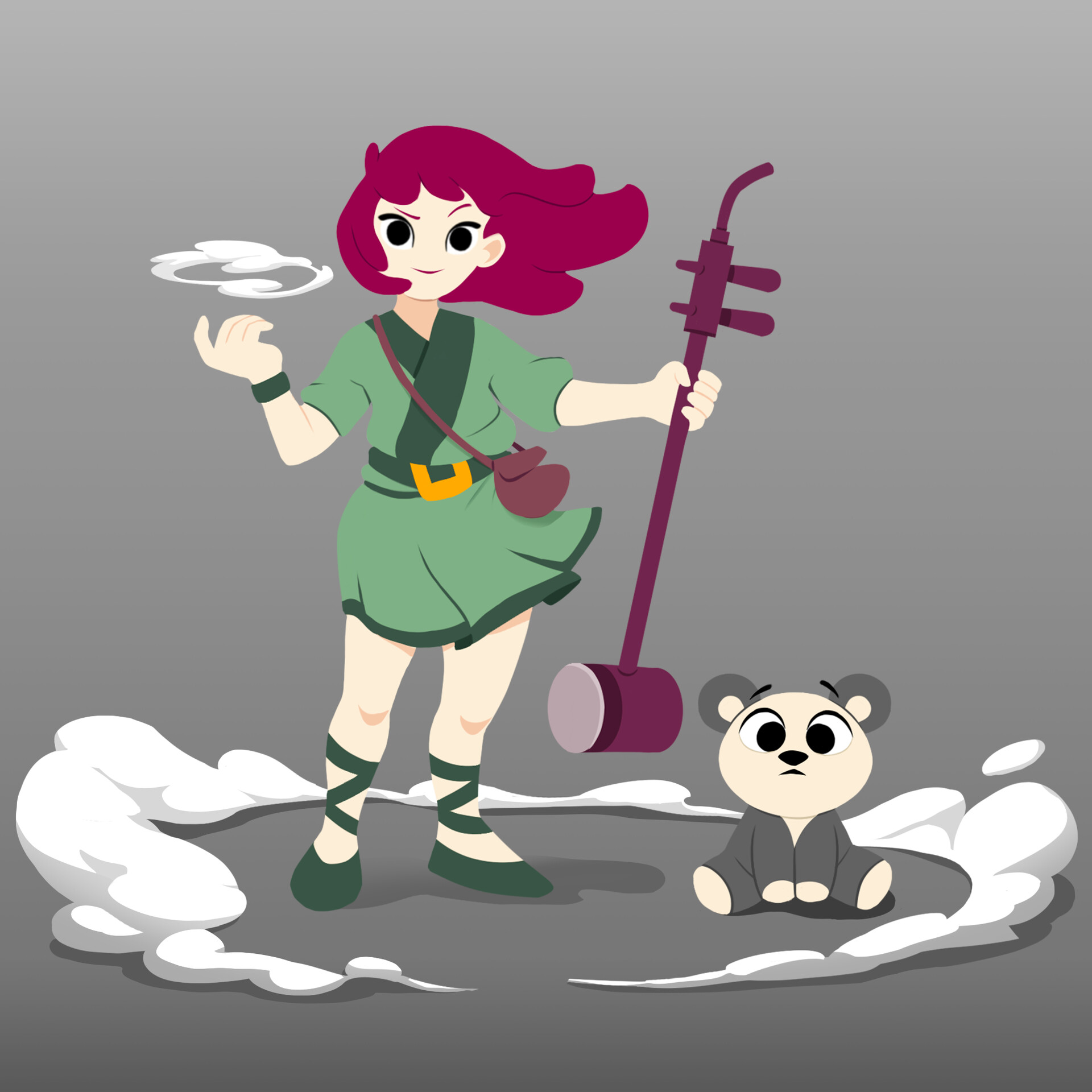 ArtStation - Erhu and Bambu