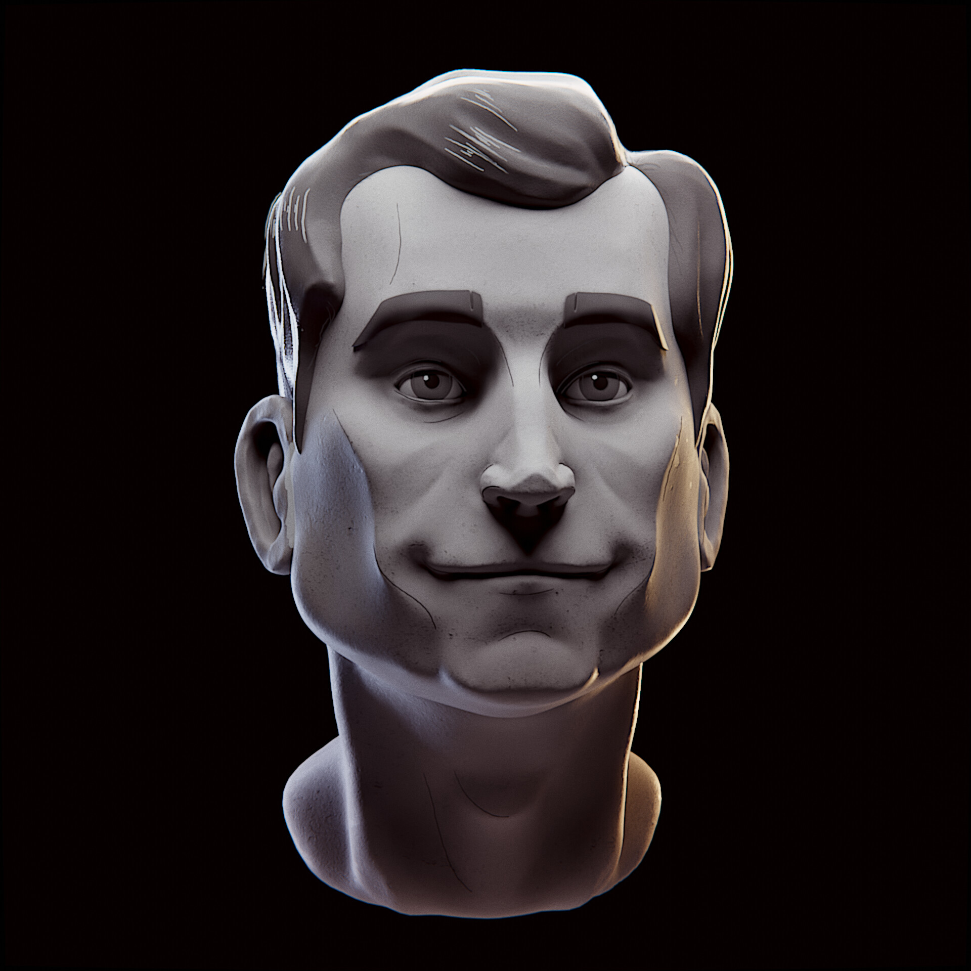 ArtStation - head sculpt