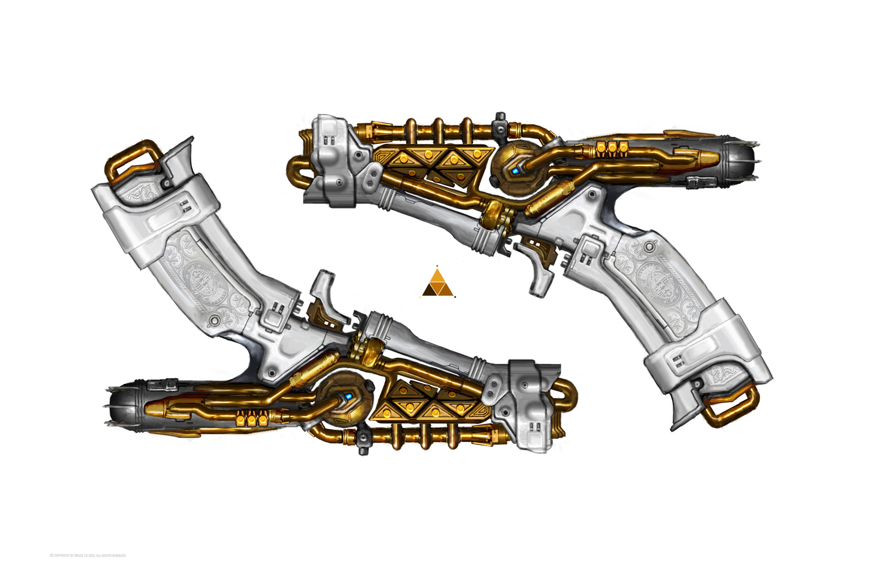 Bruce Yu - Gun design ultra golden