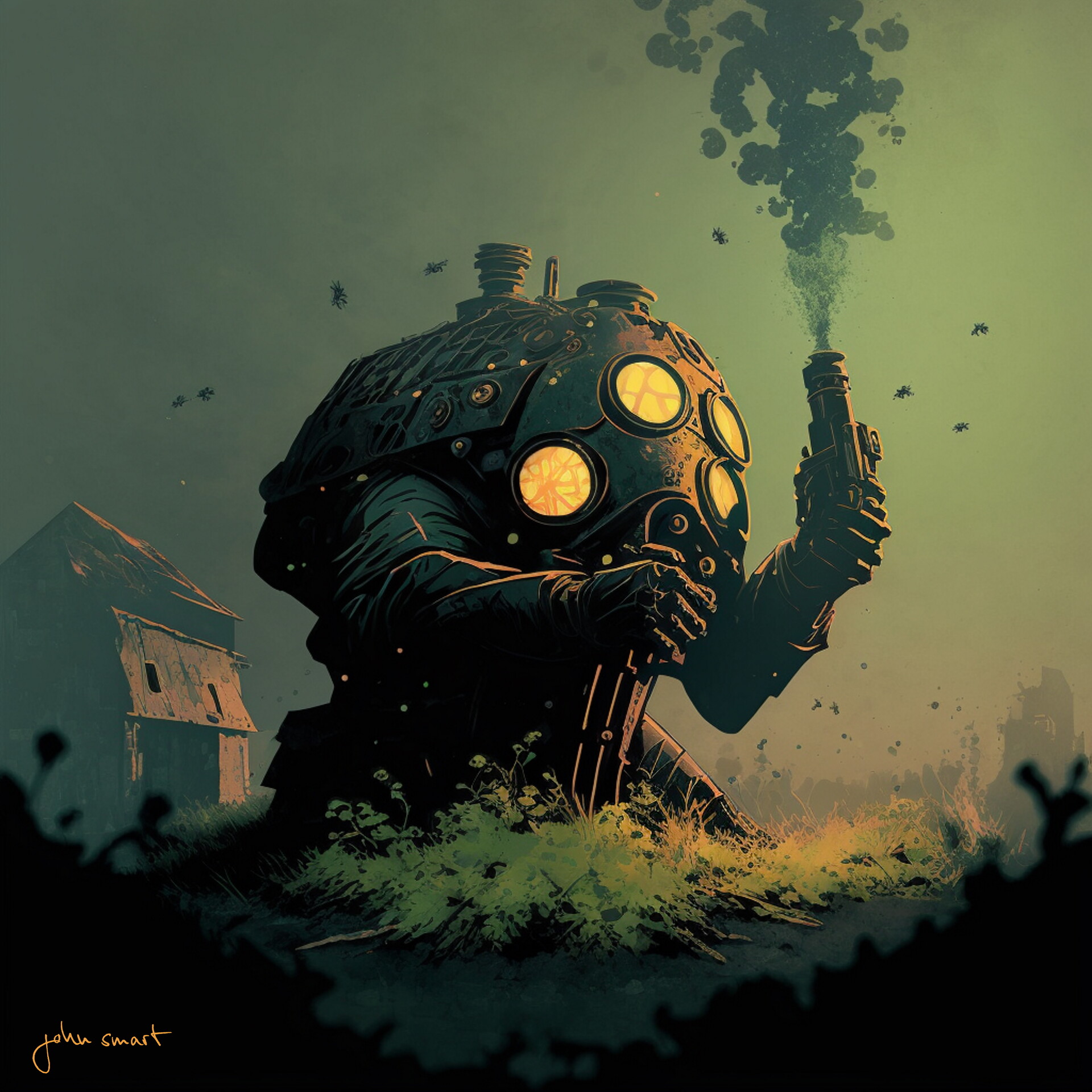 ArtStation - one of a hundred millions, john smart, midjourney_ai 2022