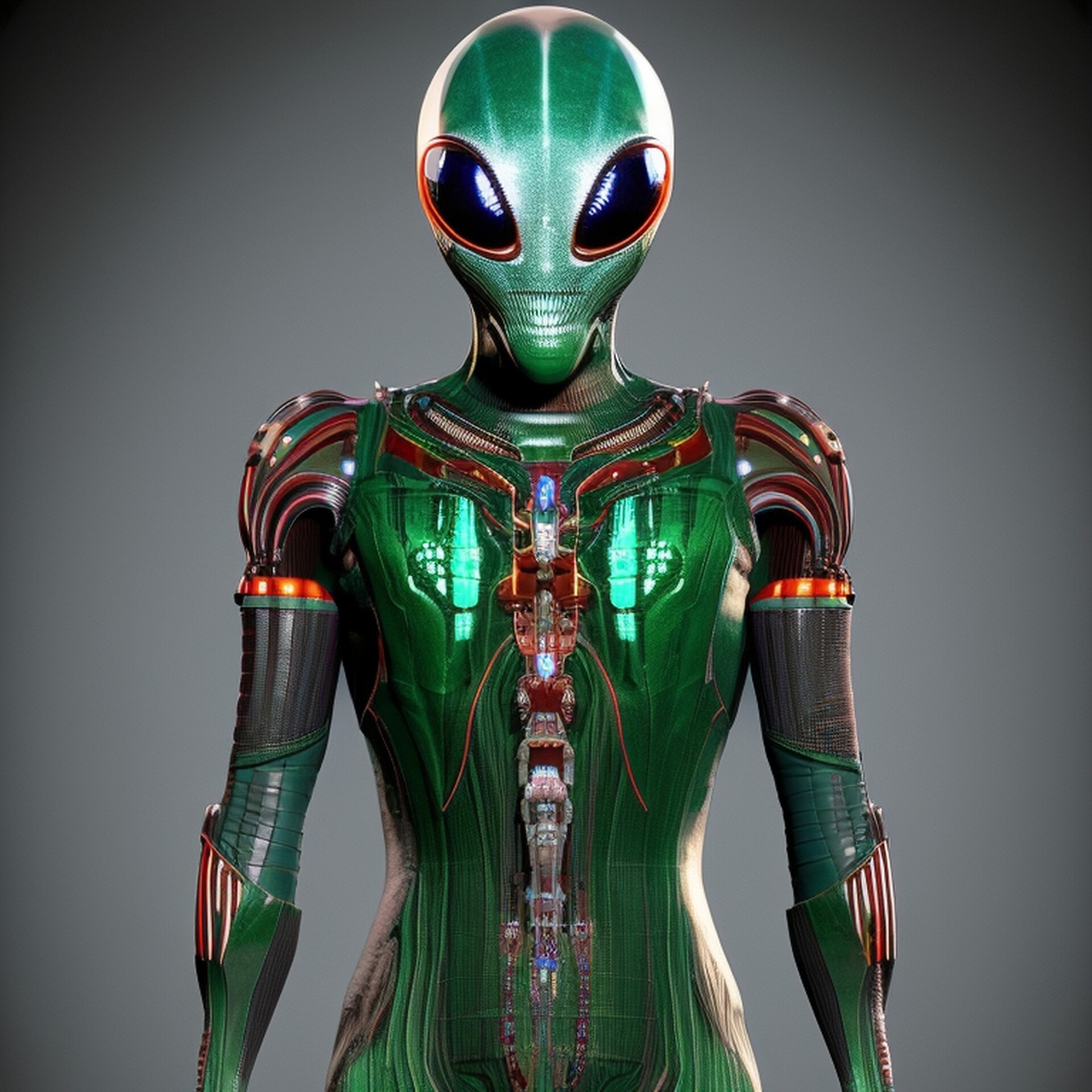 ArtStation - Portrait of Alien character