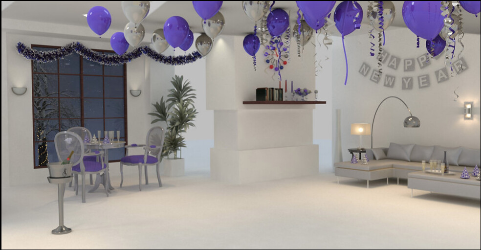 ArtStation - "The Chew" Interior Render Set