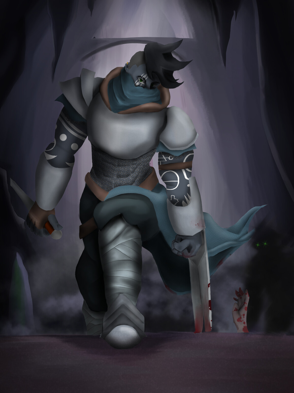 ArtStation - Underdark warrior