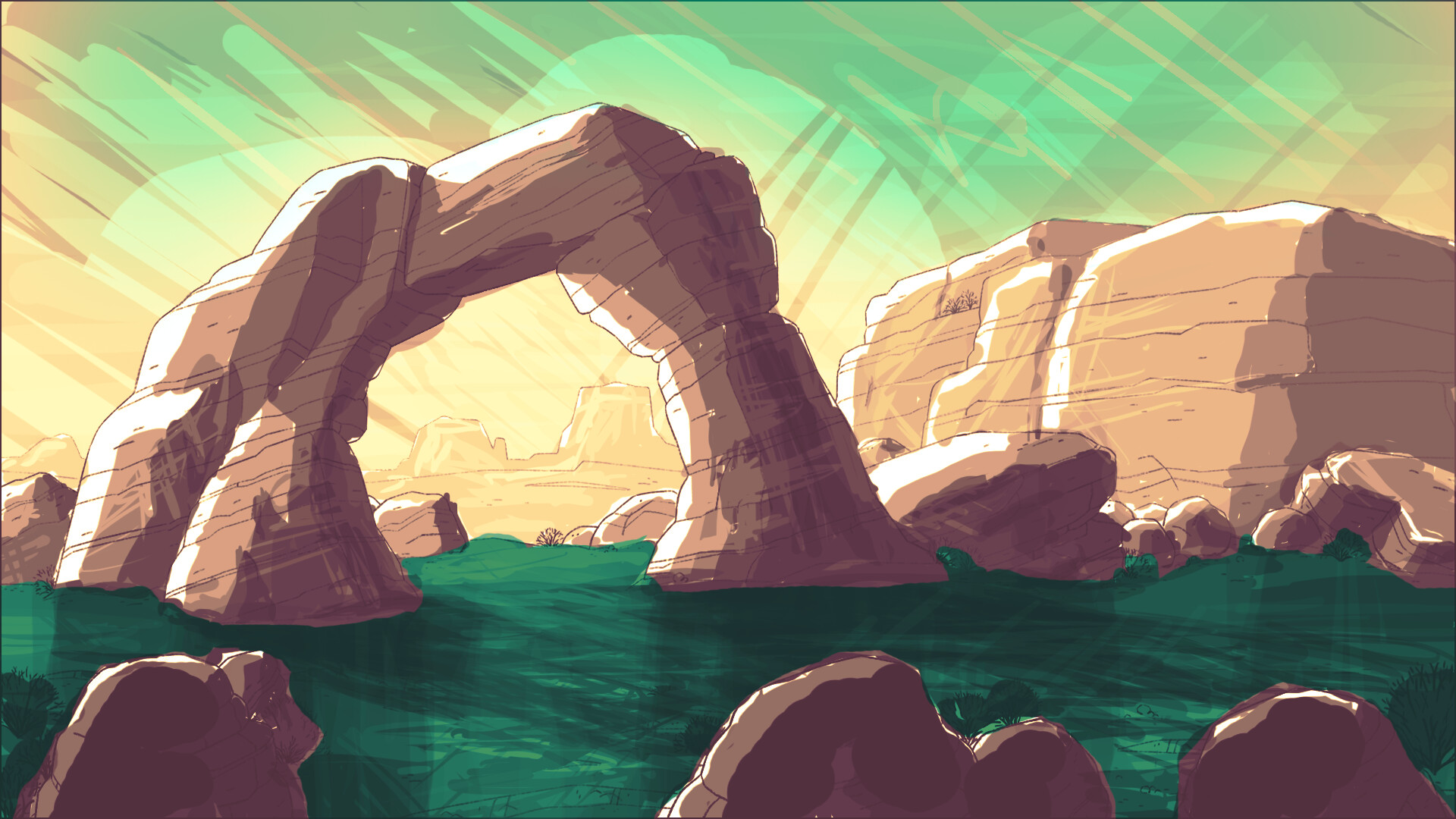 how to draw steven universe backgrounds