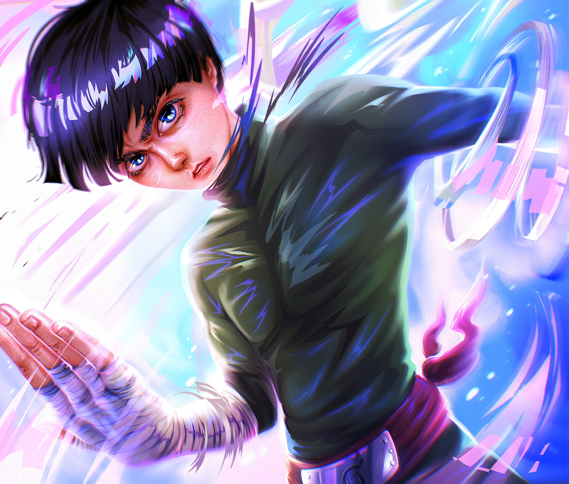 ArtStation - Rock Lee (Naruto)