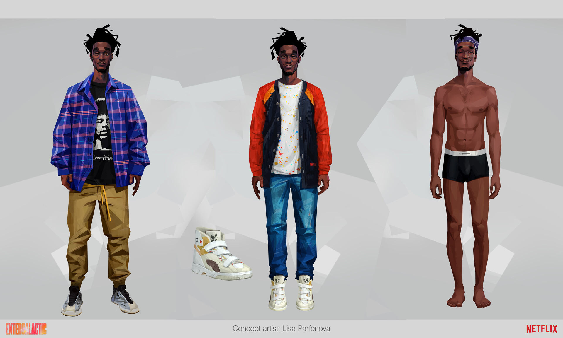 Lisa Parfenova - ENTERGALACTIC Character outfit design