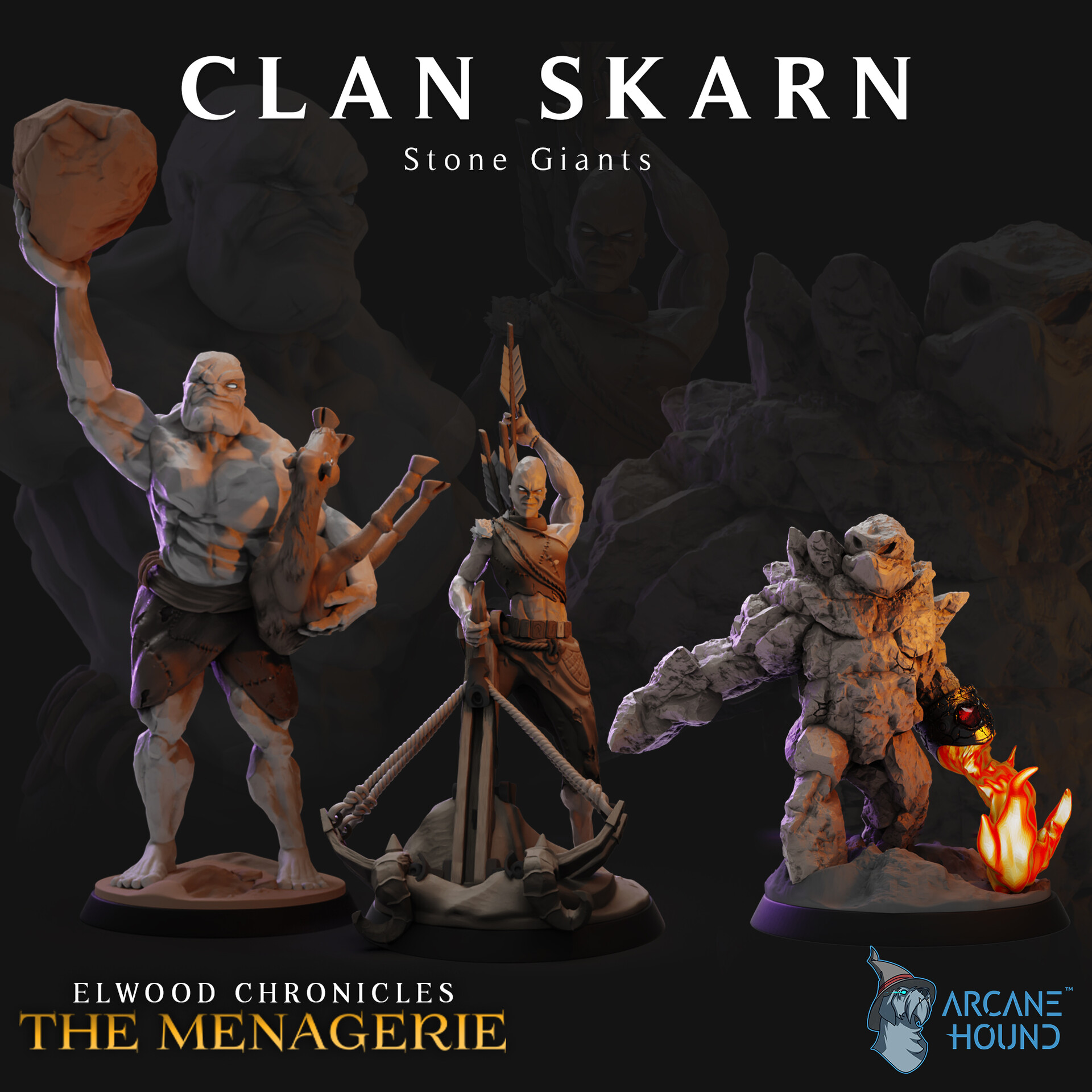 ArtStation - Arcane Hound- Stone Giants Clan Skarn