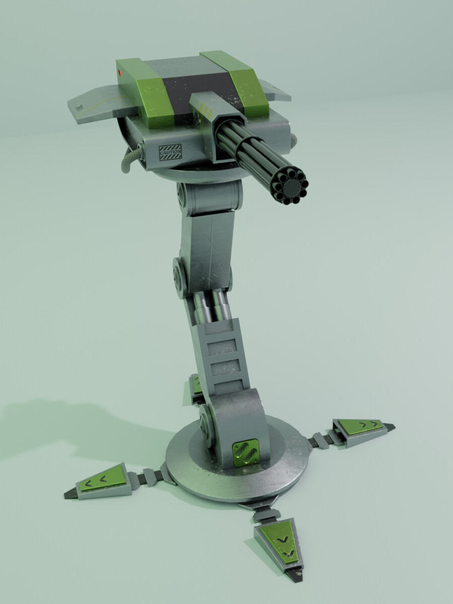 ArtStation - turret
