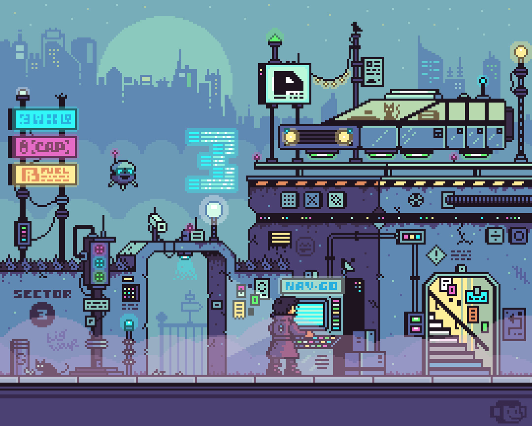 ArtStation - Cyberpunk Street