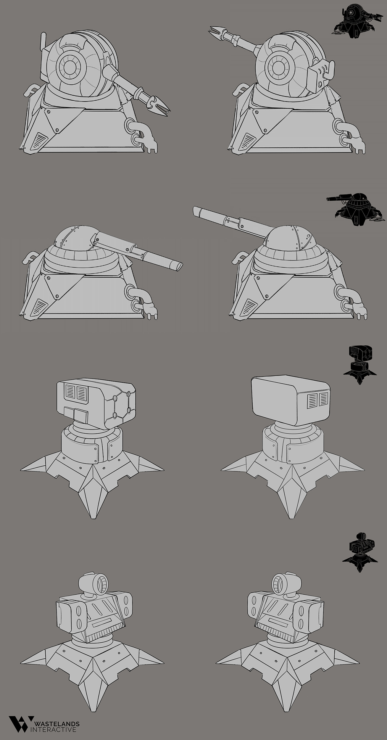ArtStation - Sci fi turrets and guns