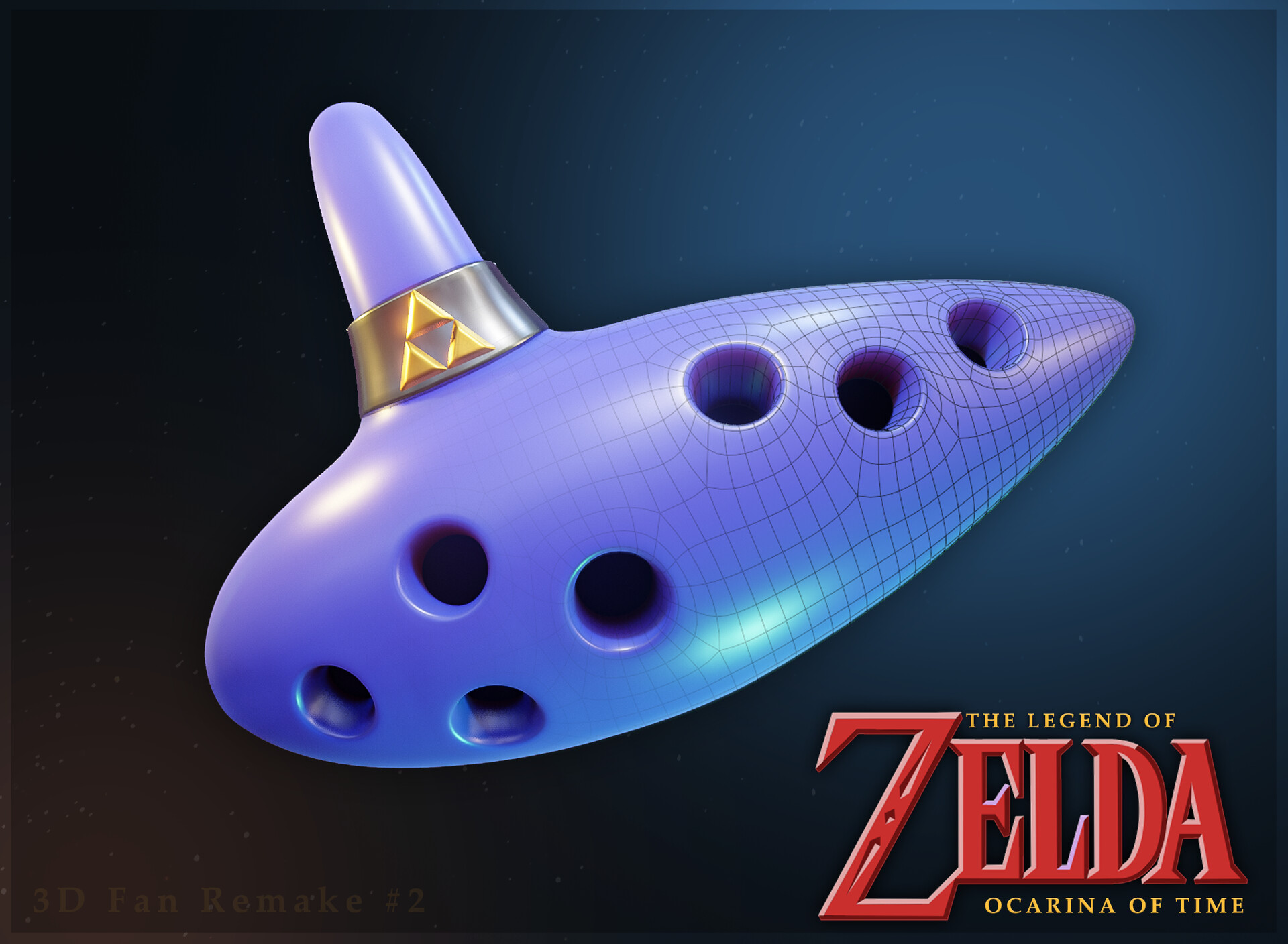 ArtStation - Ocarina Modeling Practice