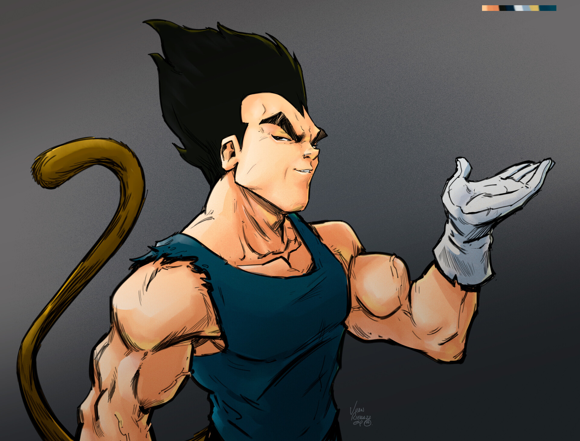 ArtStation - DRAWING VEGETA