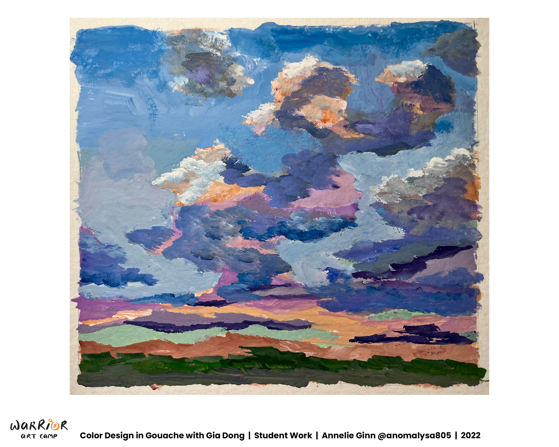 ArtStation - Annelie Ginn | Color Design in Gouache with Gia Dong (Aug ...