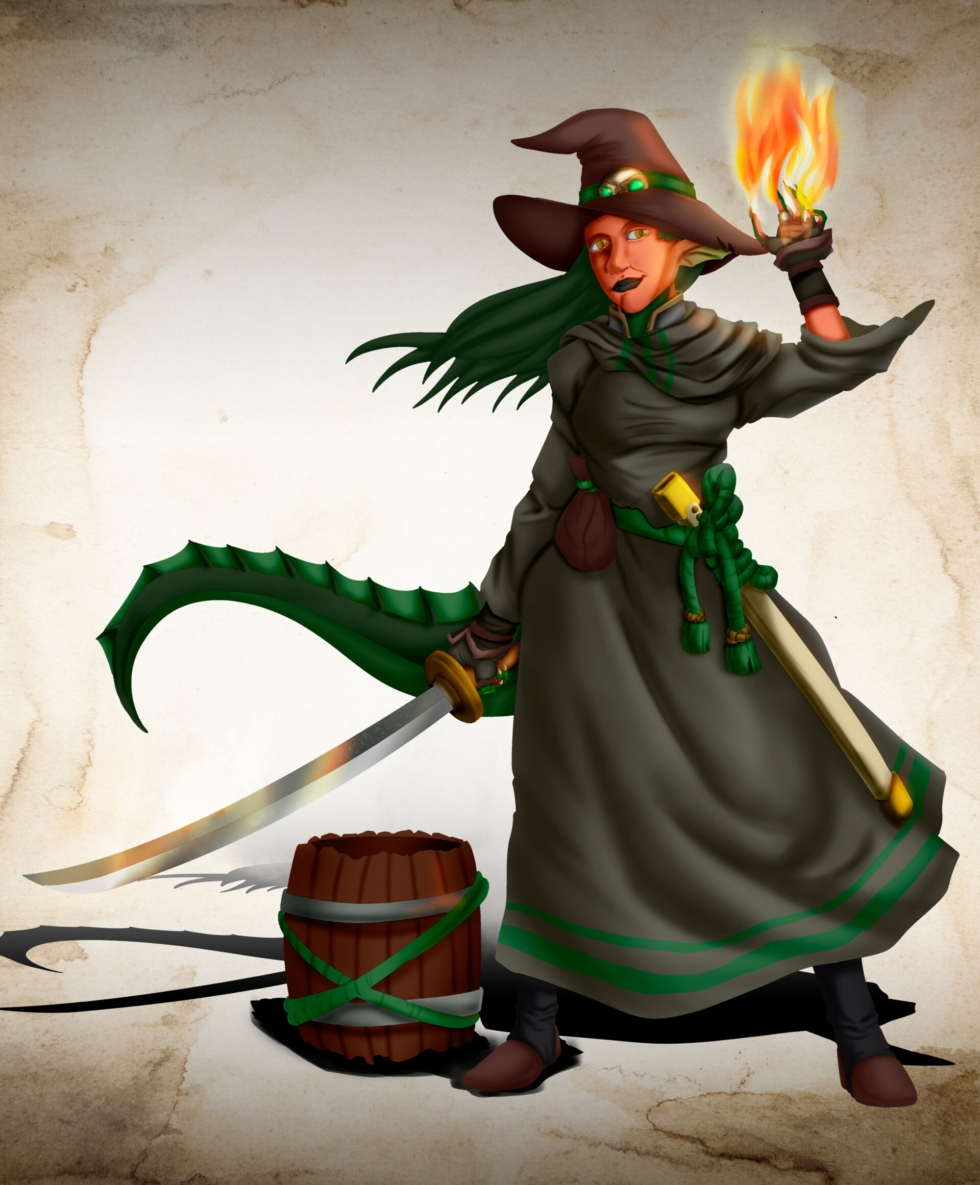 ArtStation - Sword Sorceress - Second Form