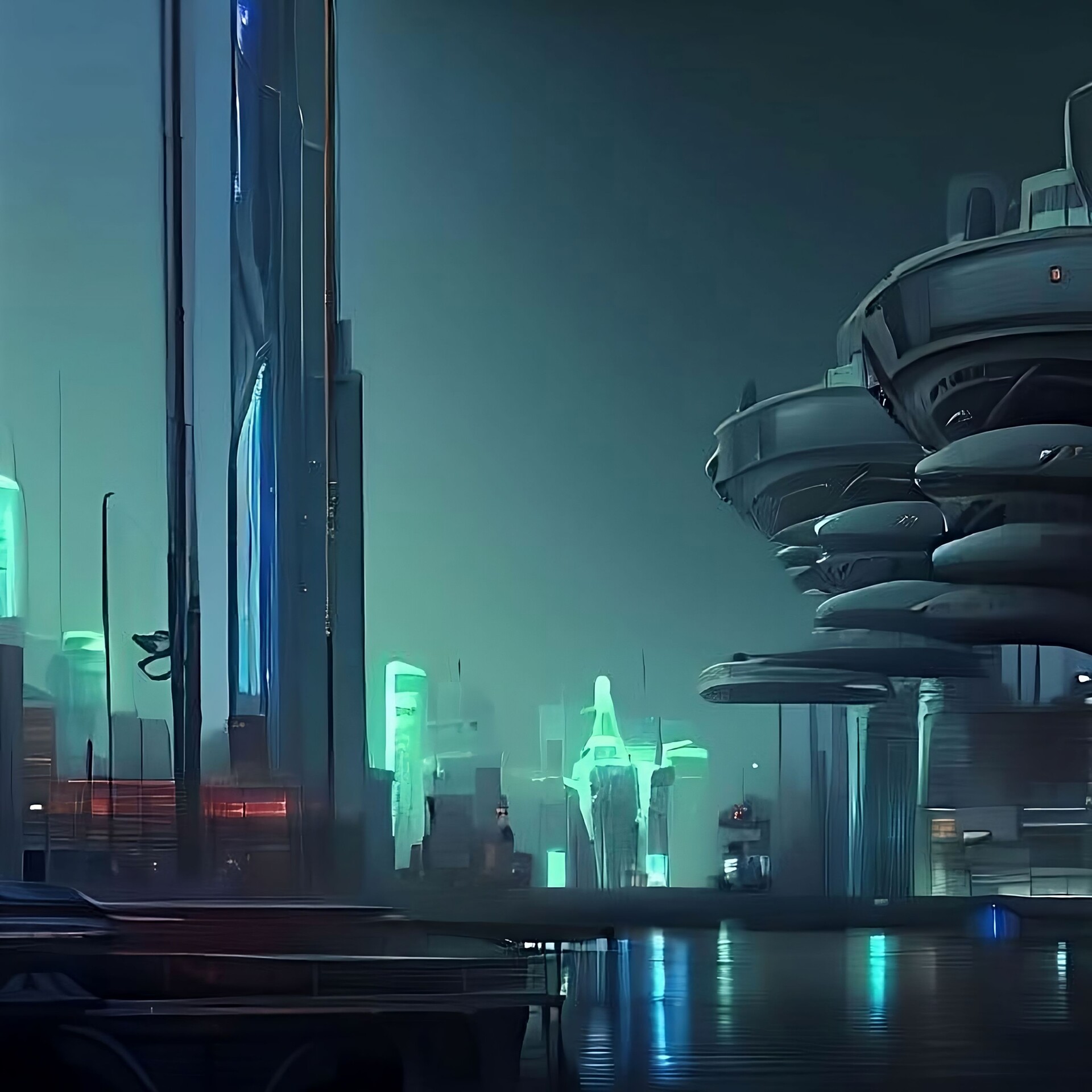 ArtStation - Futuristic Vladivostok (Science fiction)