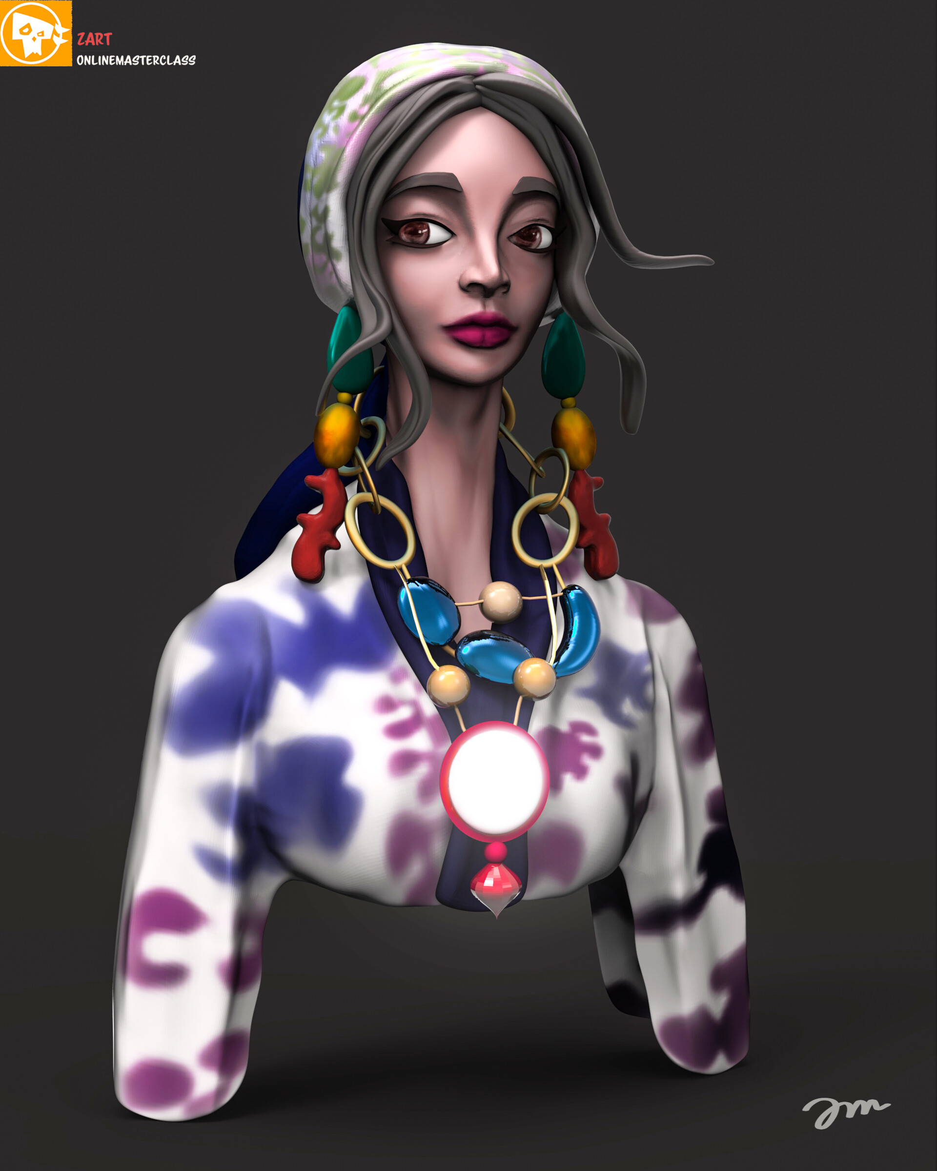 ArtStation - STYLIZED GIRL FACE