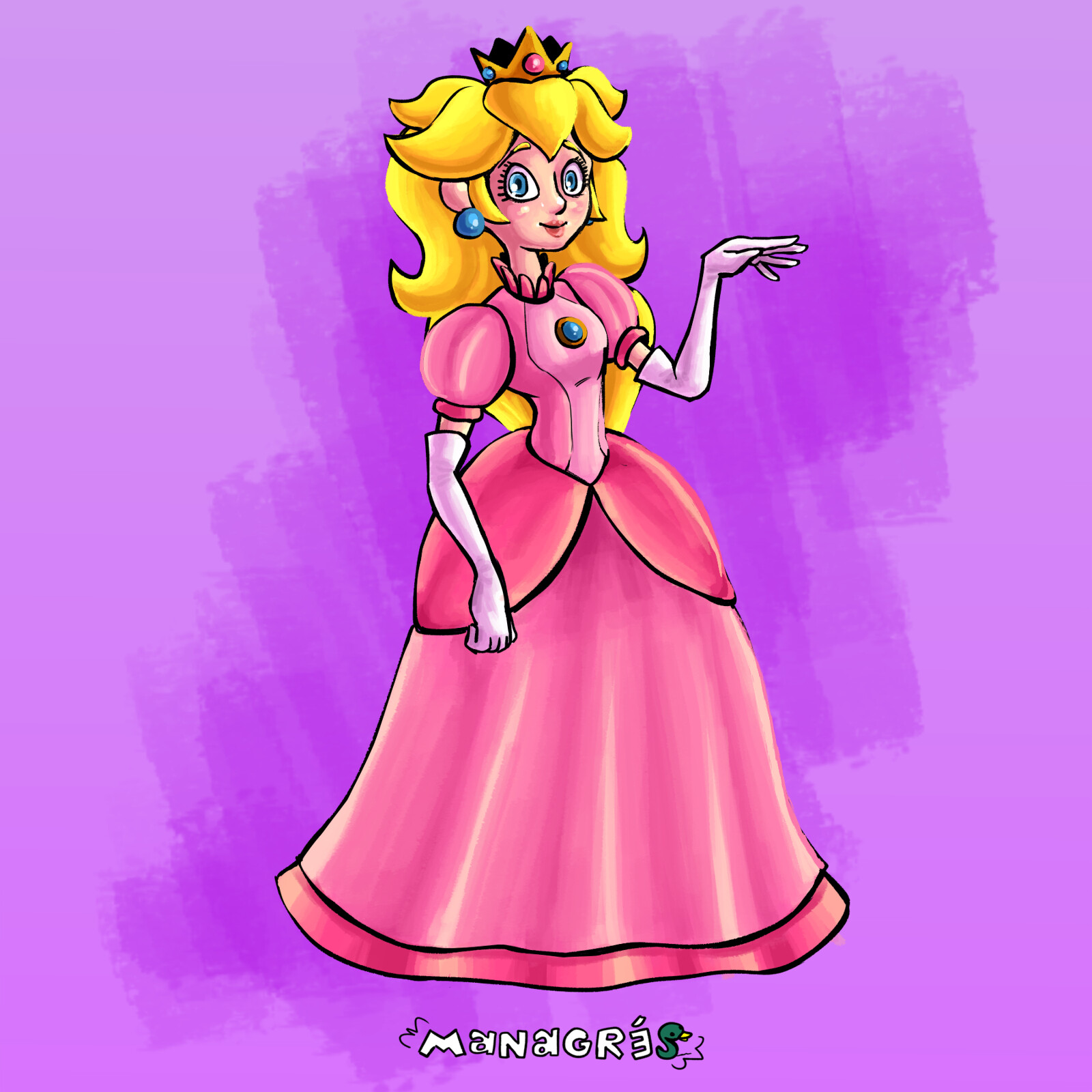 ArtStation - Princess Peach