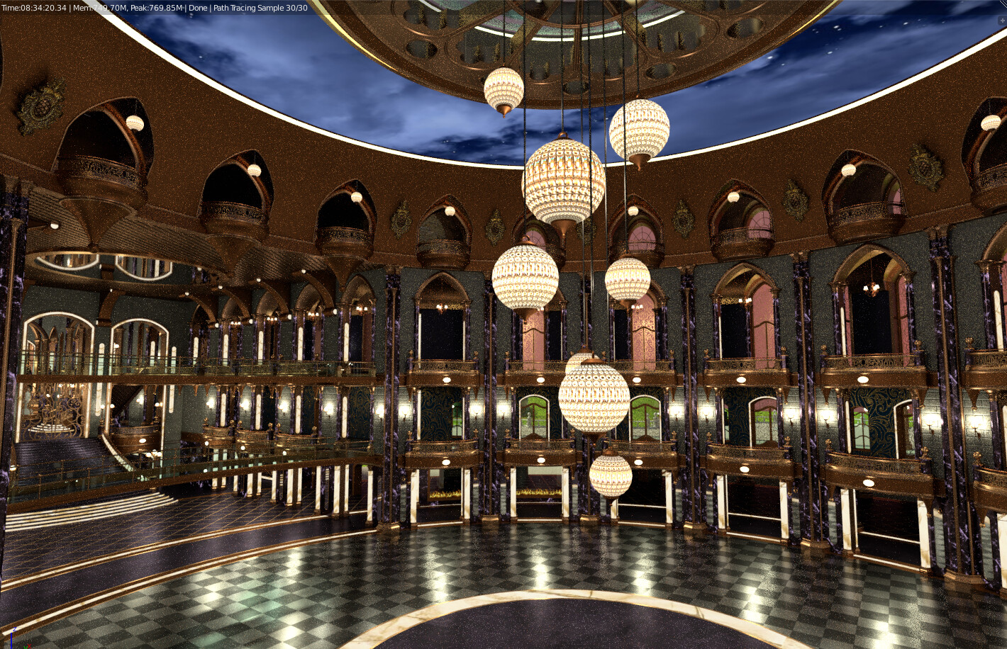 Janelle Z - Castle Ballroom Interior